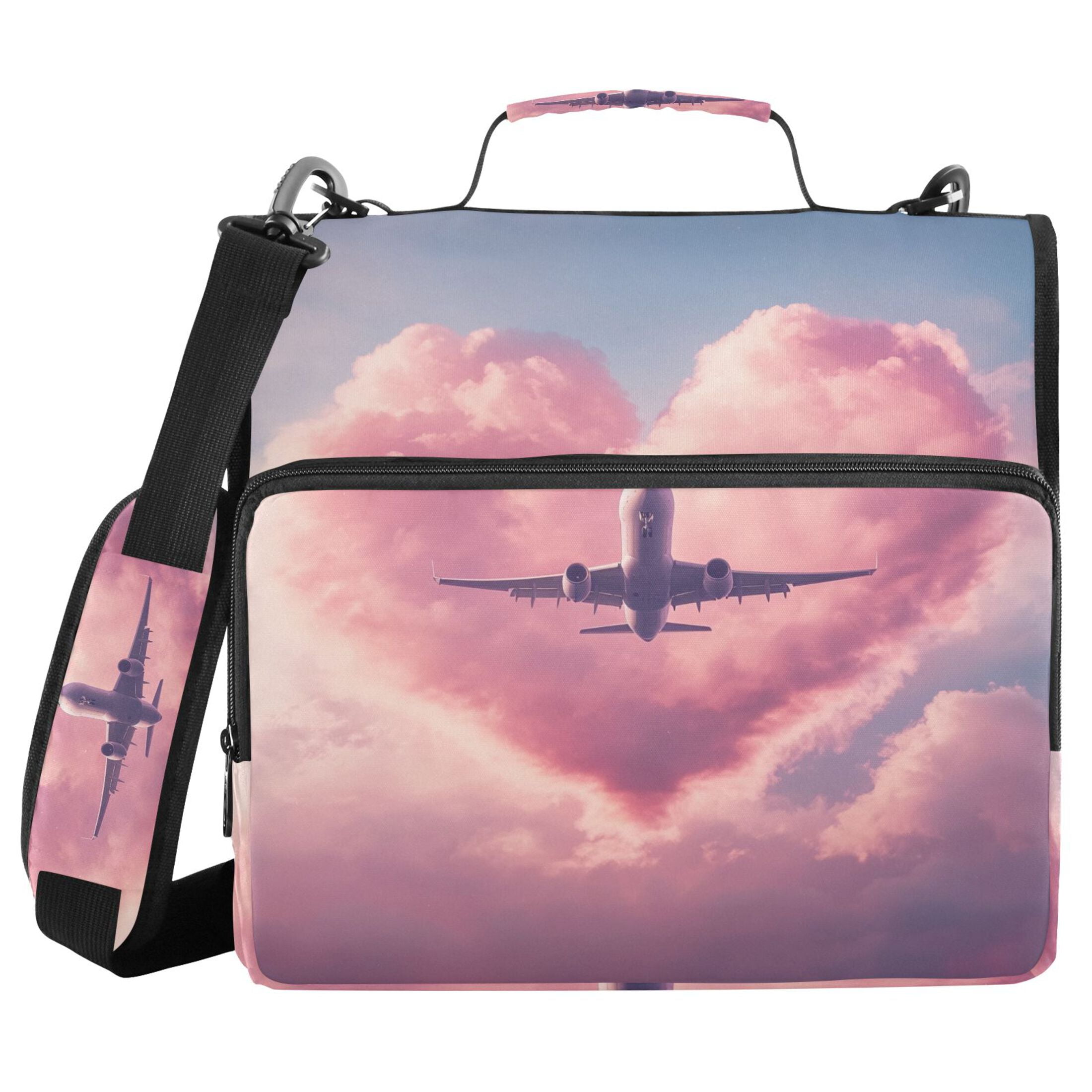 3 Ring Zipper Binder with Shoulder Strap Waterproof Trapper Keeper 1.5 ...