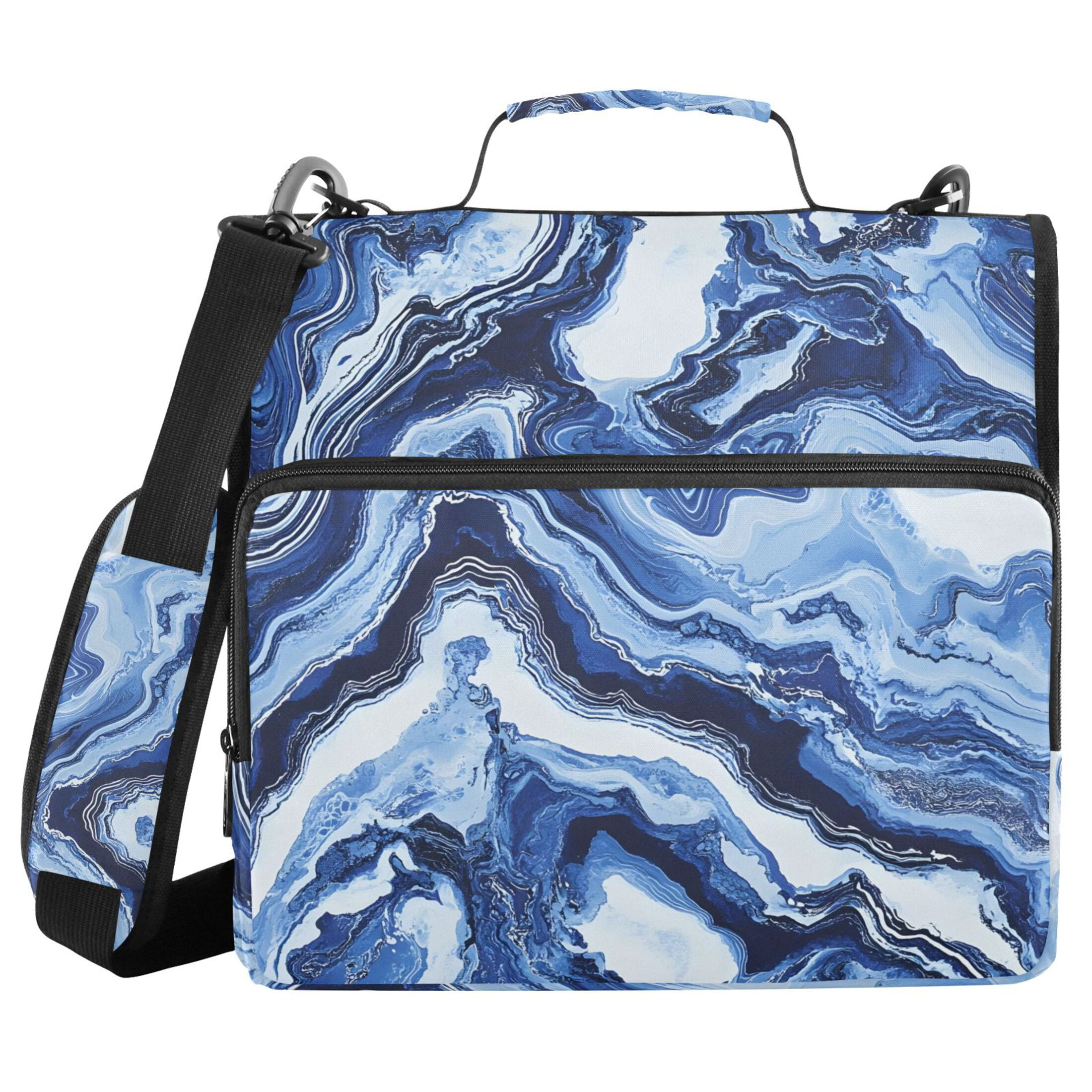 3 Ring Zipper Binder with Shoulder Strap Waterproof Trapper Keeper 2 ...
