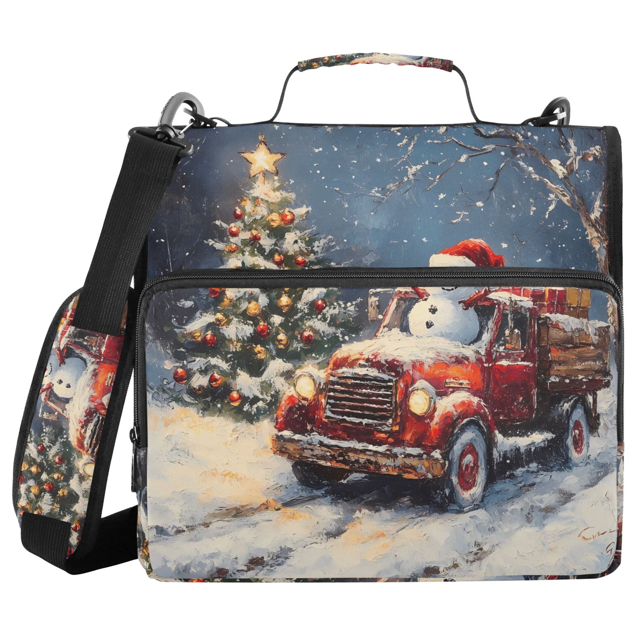 3 Ring Zipper Binder with Shoulder Strap Waterproof Trapper Keeper 2 ...