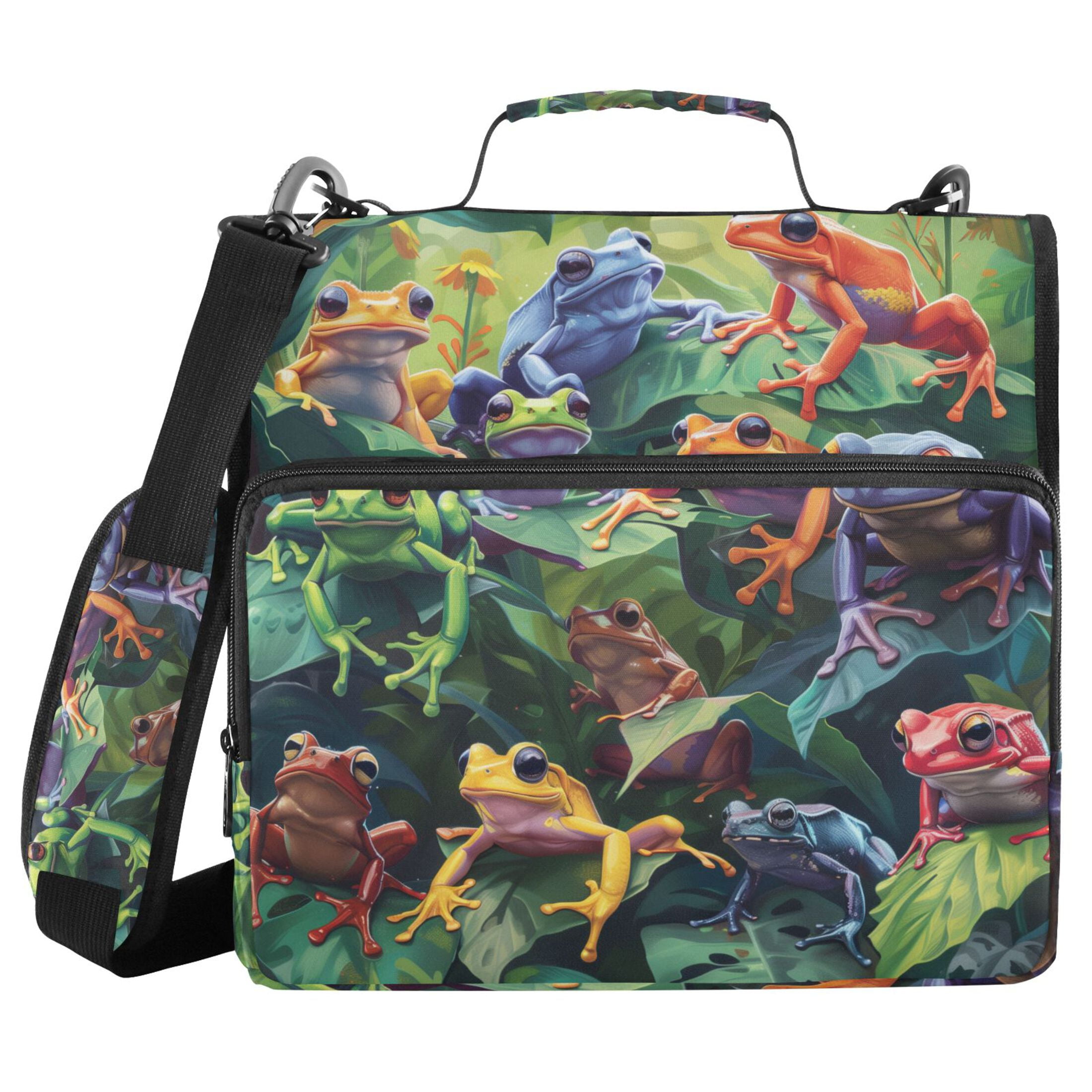 3 Ring Zipper Binder with Shoulder Strap Waterproof Trapper Keeper 1.5 ...