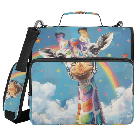 3 Ring Zipper Binder with Shoulder Strap Waterproof Trapper Keeper 1.5 ...