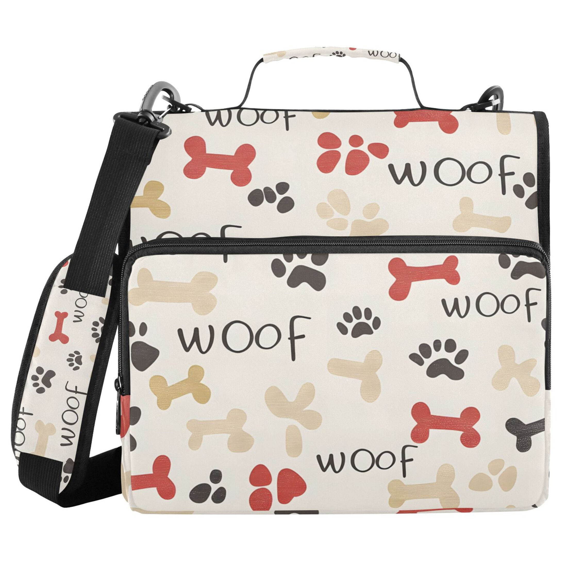 3 Ring Zipper Binder with Shoulder Strap Waterproof Trapper Keeper 1.5 ...