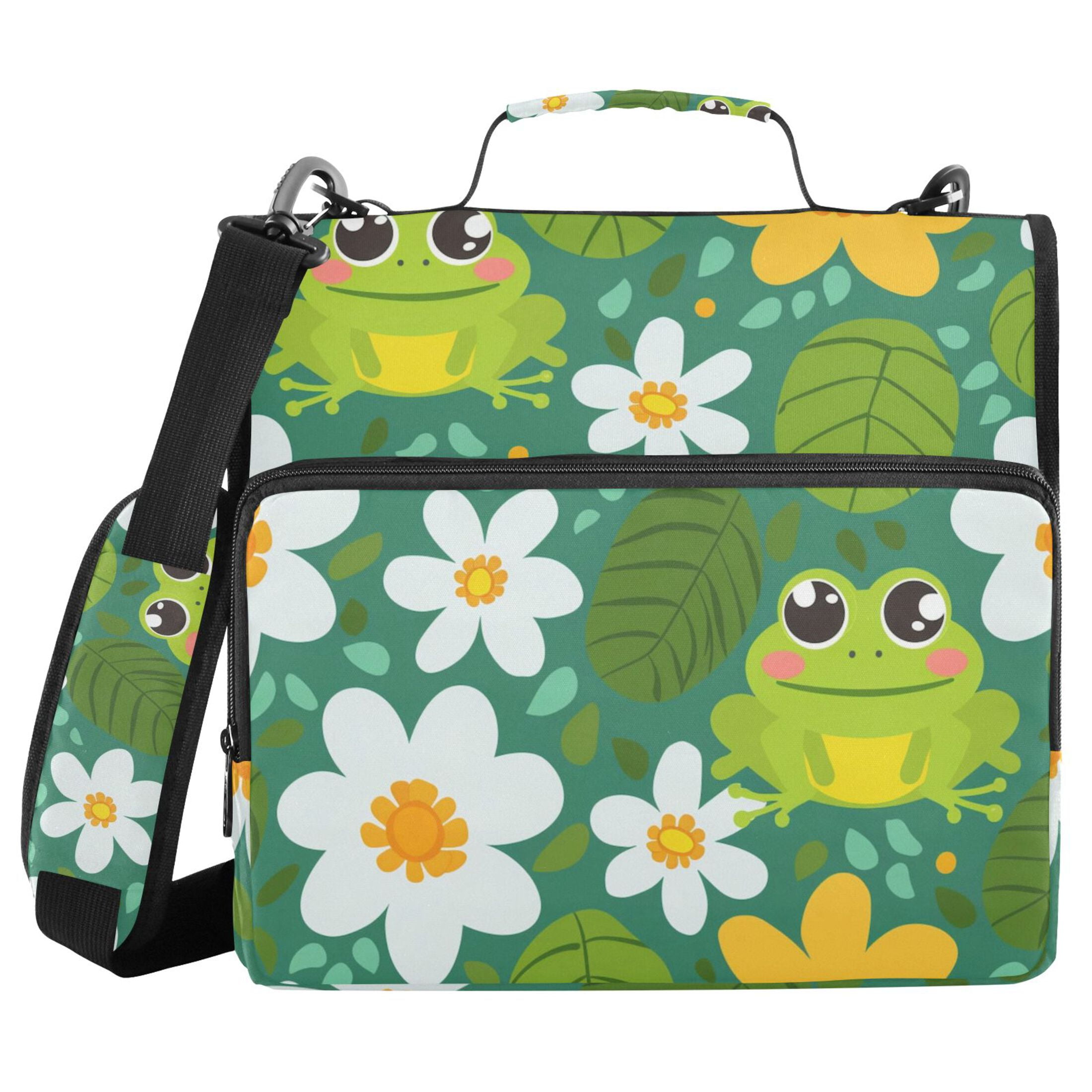 3 Ring Zipper Binder with Shoulder Strap Waterproof Trapper Keeper 1.5 ...