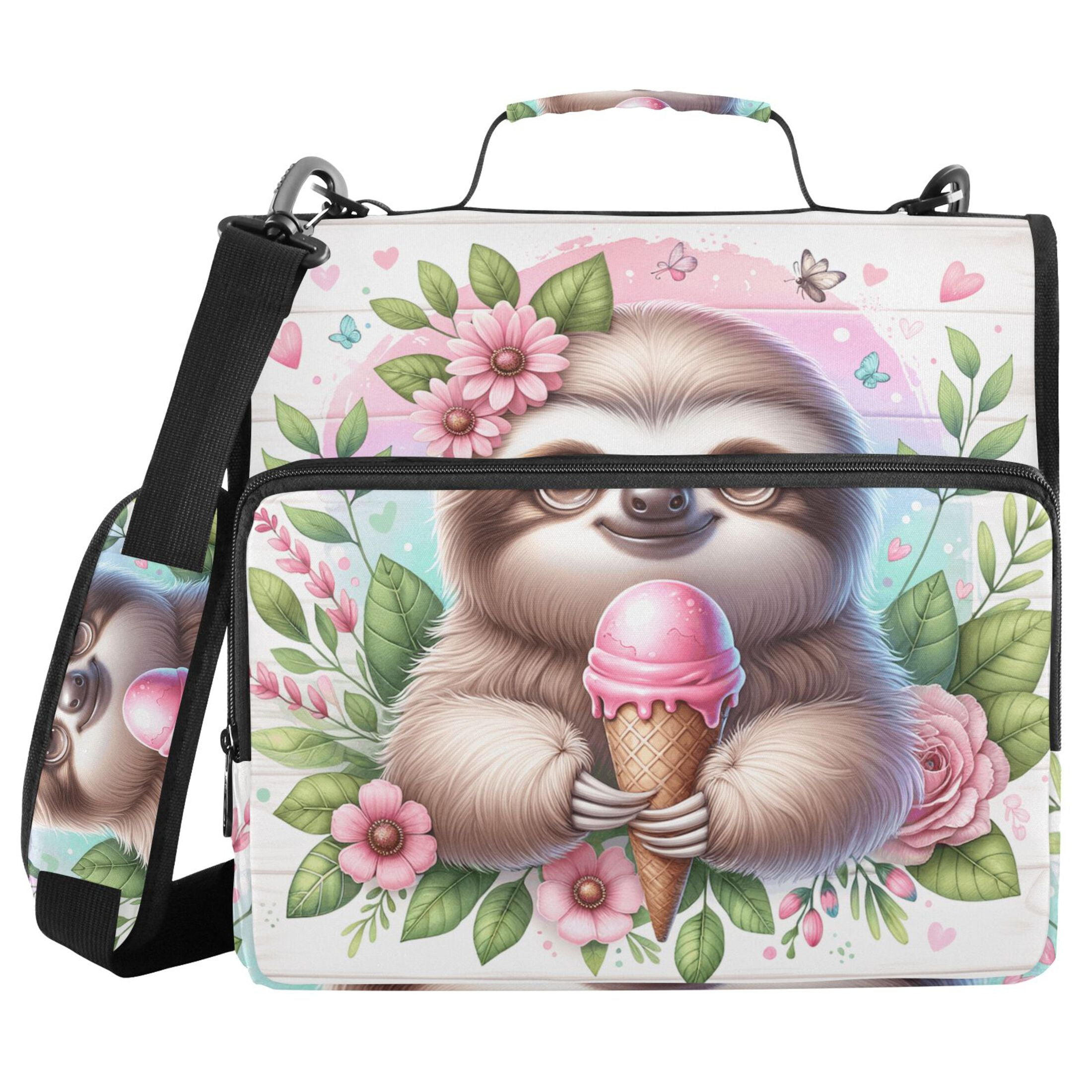 3 Ring Zipper Binder with Shoulder Strap Waterproof Trapper Keeper 1.5 ...