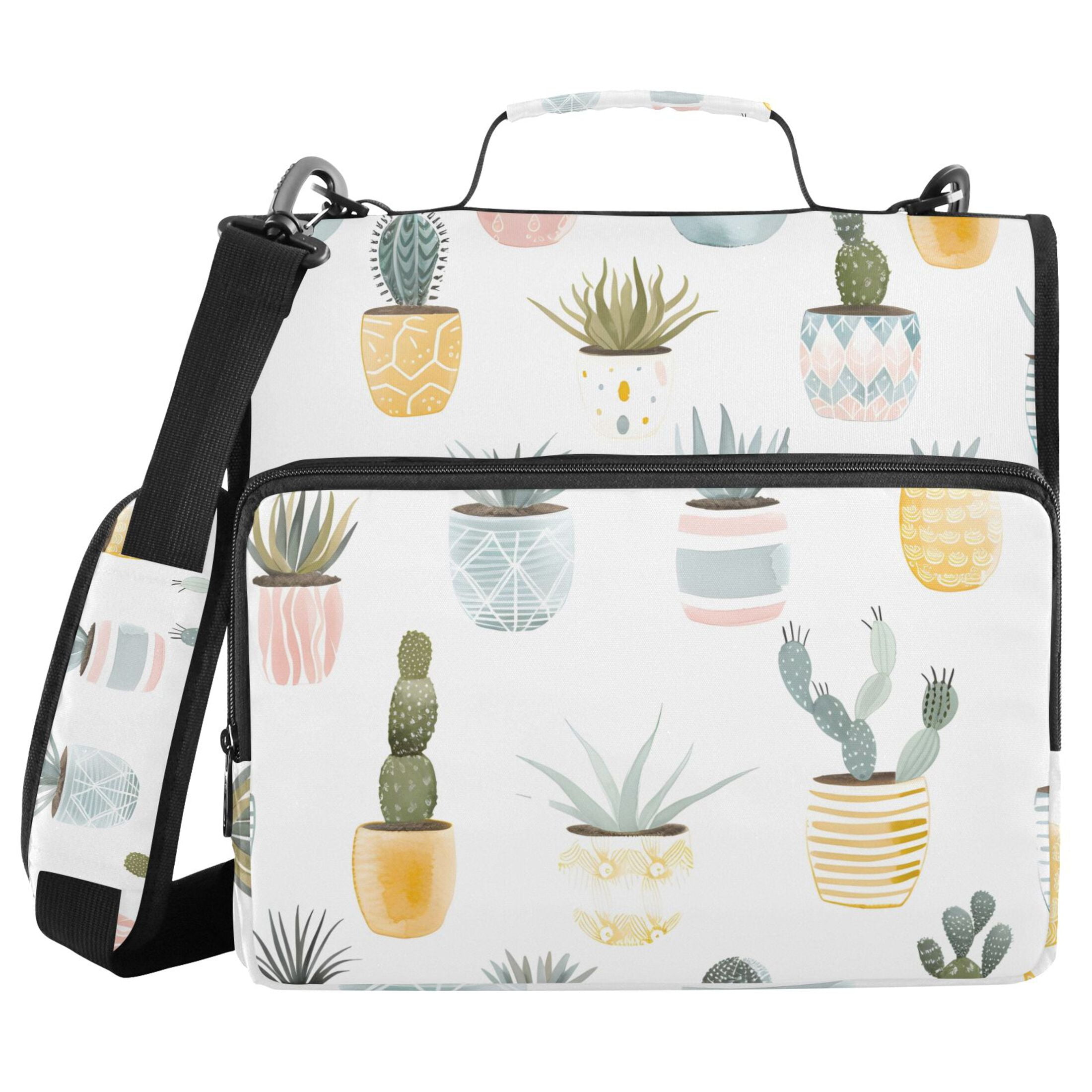 3 Ring Zipper Binder with Shoulder Strap Waterproof Trapper Keeper 1.5 ...