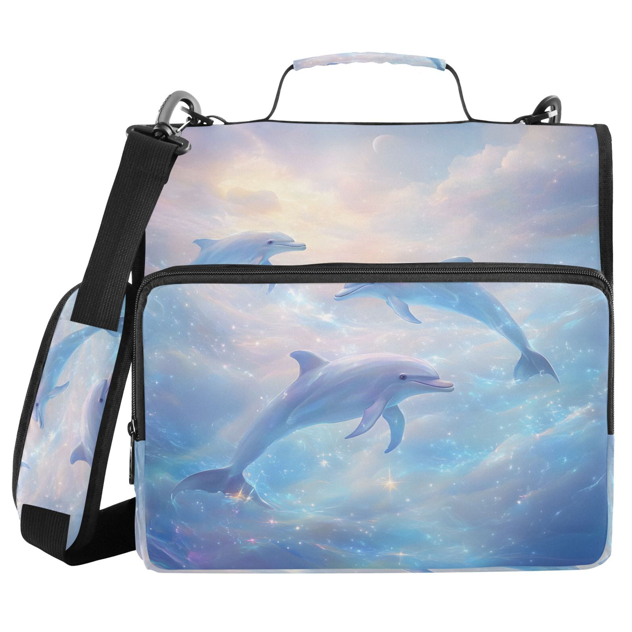3 Ring Zipper Binder with Shoulder Strap Waterproof Trapper Keeper 1.5 ...