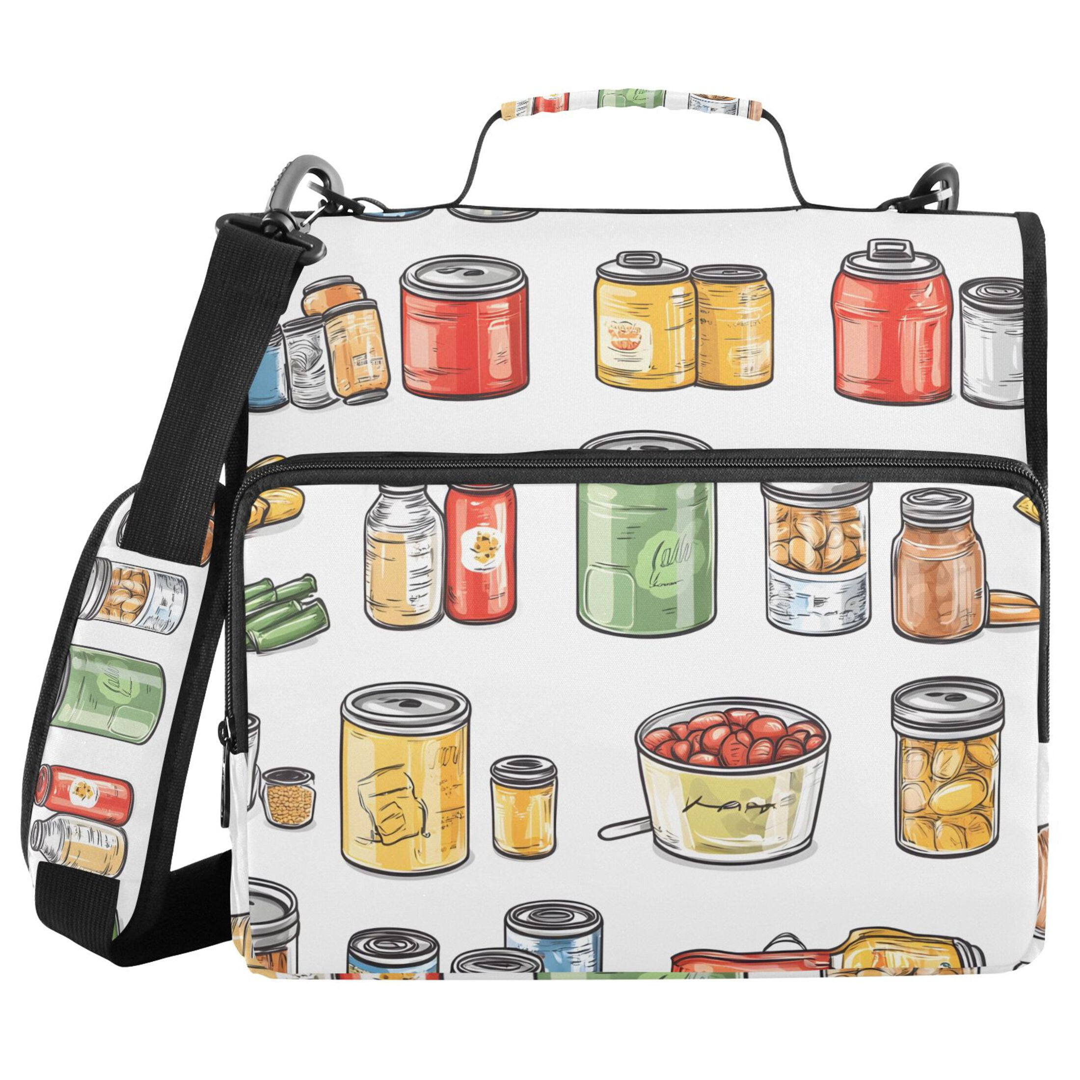 3 Ring Zipper Binder with Shoulder Strap Waterproof Trapper Keeper 1.5 ...