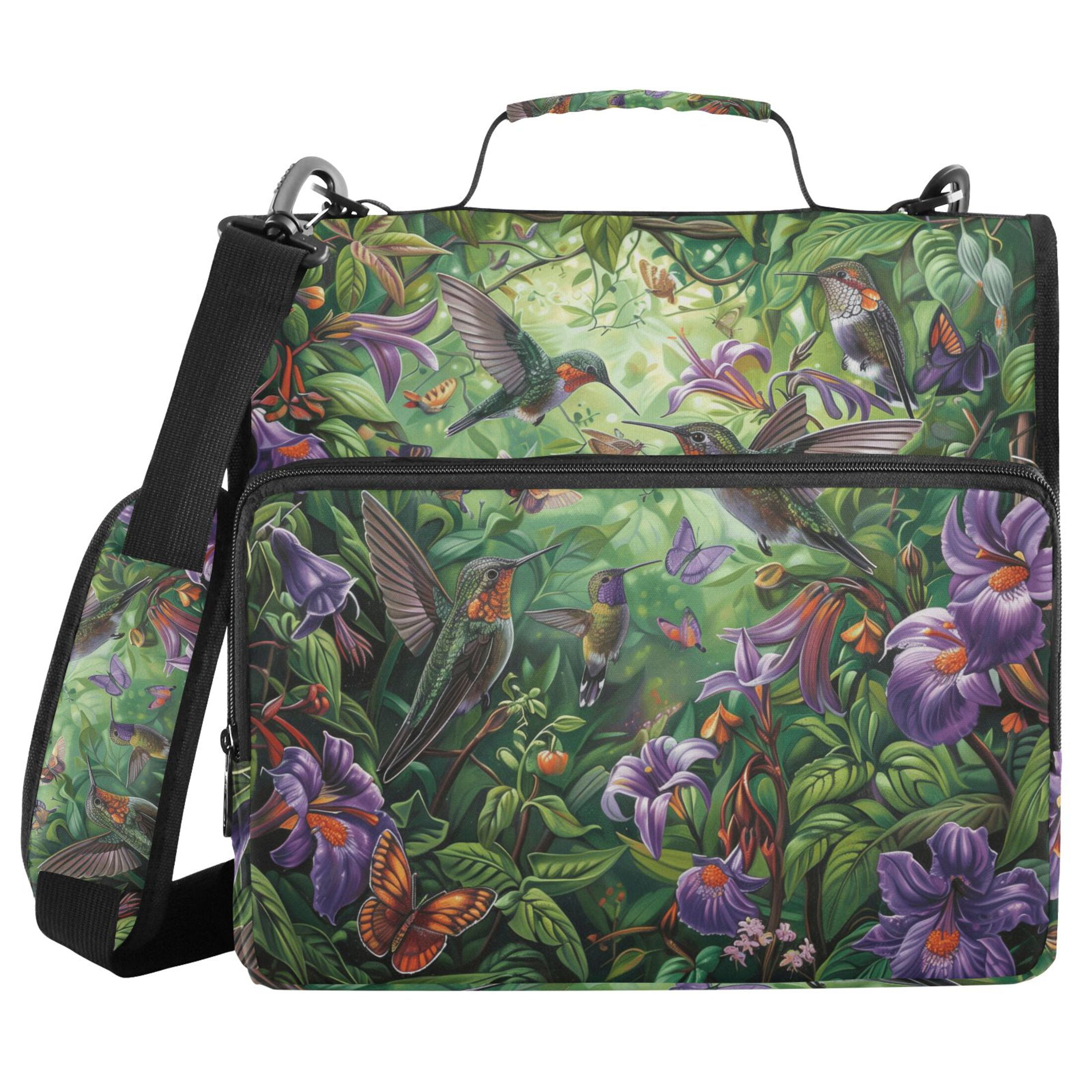 3 Ring Zipper Binder with Shoulder Strap Waterproof Trapper Keeper 1.5 ...
