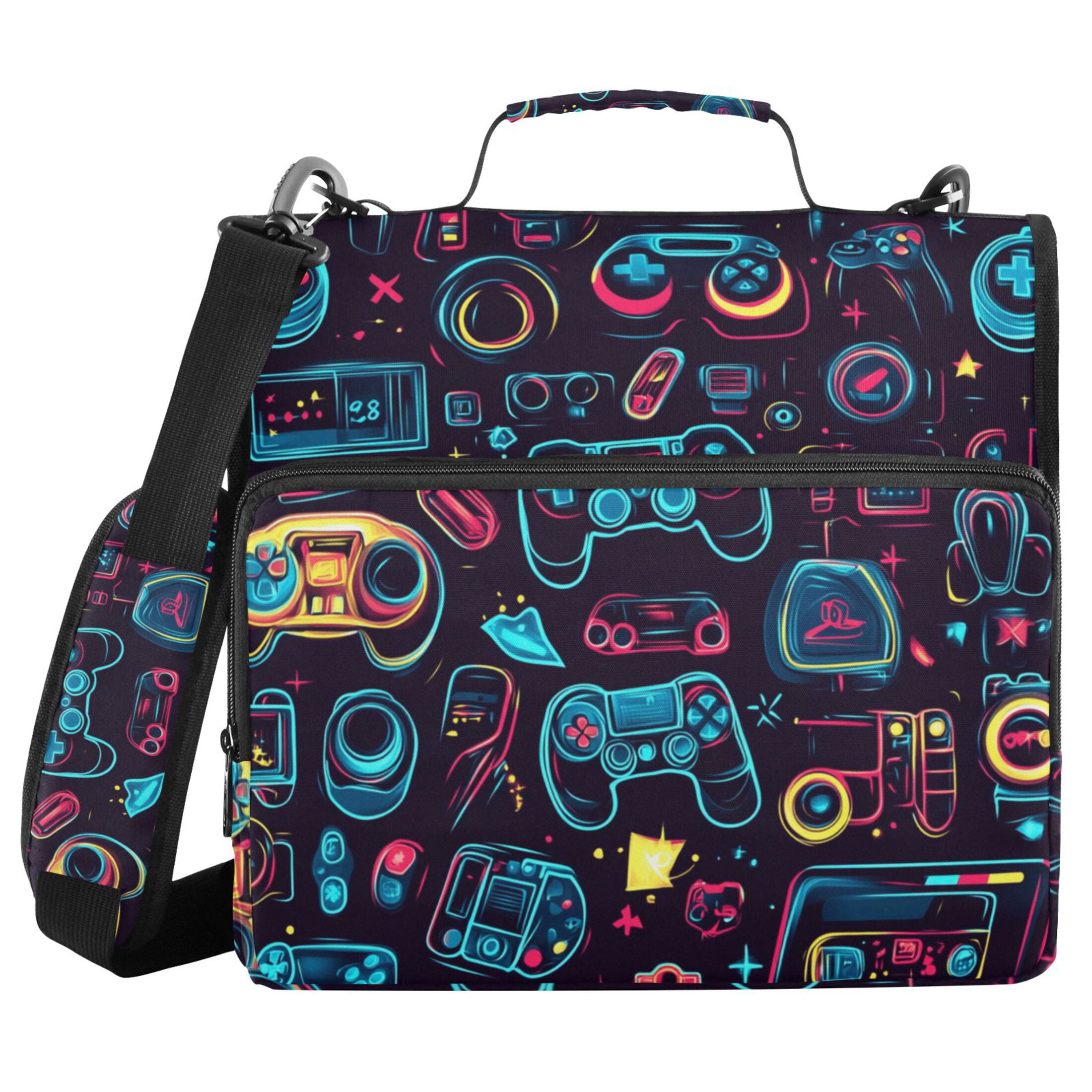 3 Ring Zipper Binder with Shoulder Strap Waterproof Trapper Keeper 1.5 ...