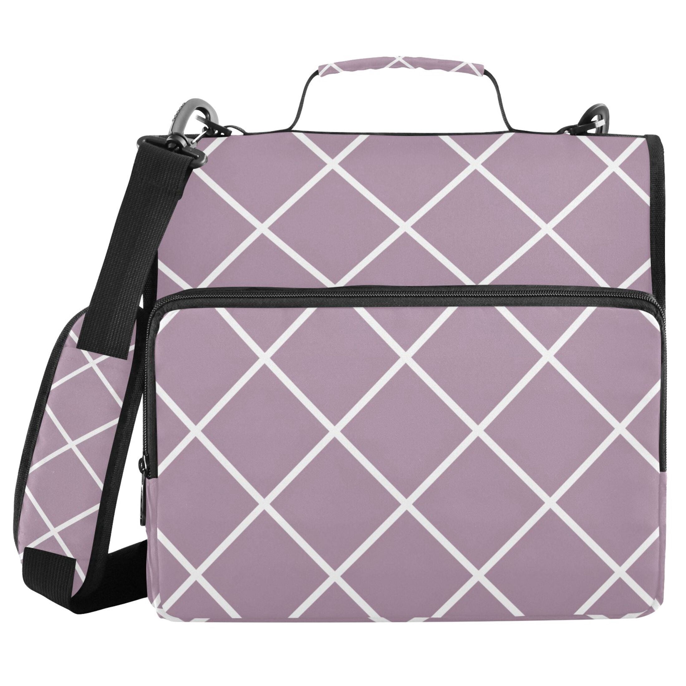 3 Ring Zipper Binder with Shoulder Strap Waterproof Trapper Keeper 2 ...