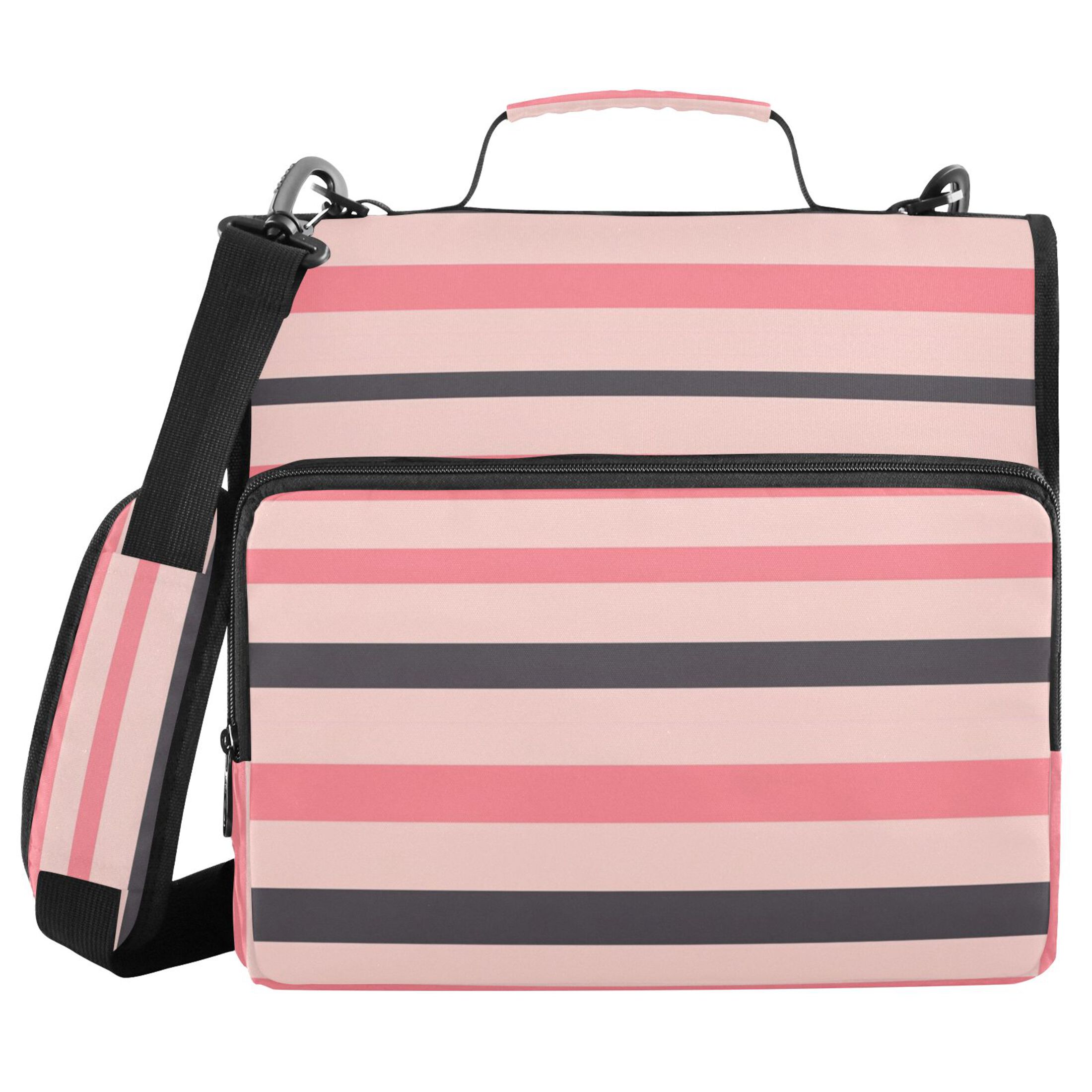 3 Ring Zipper Binder with Shoulder Strap Waterproof Trapper Keeper 1.5 ...