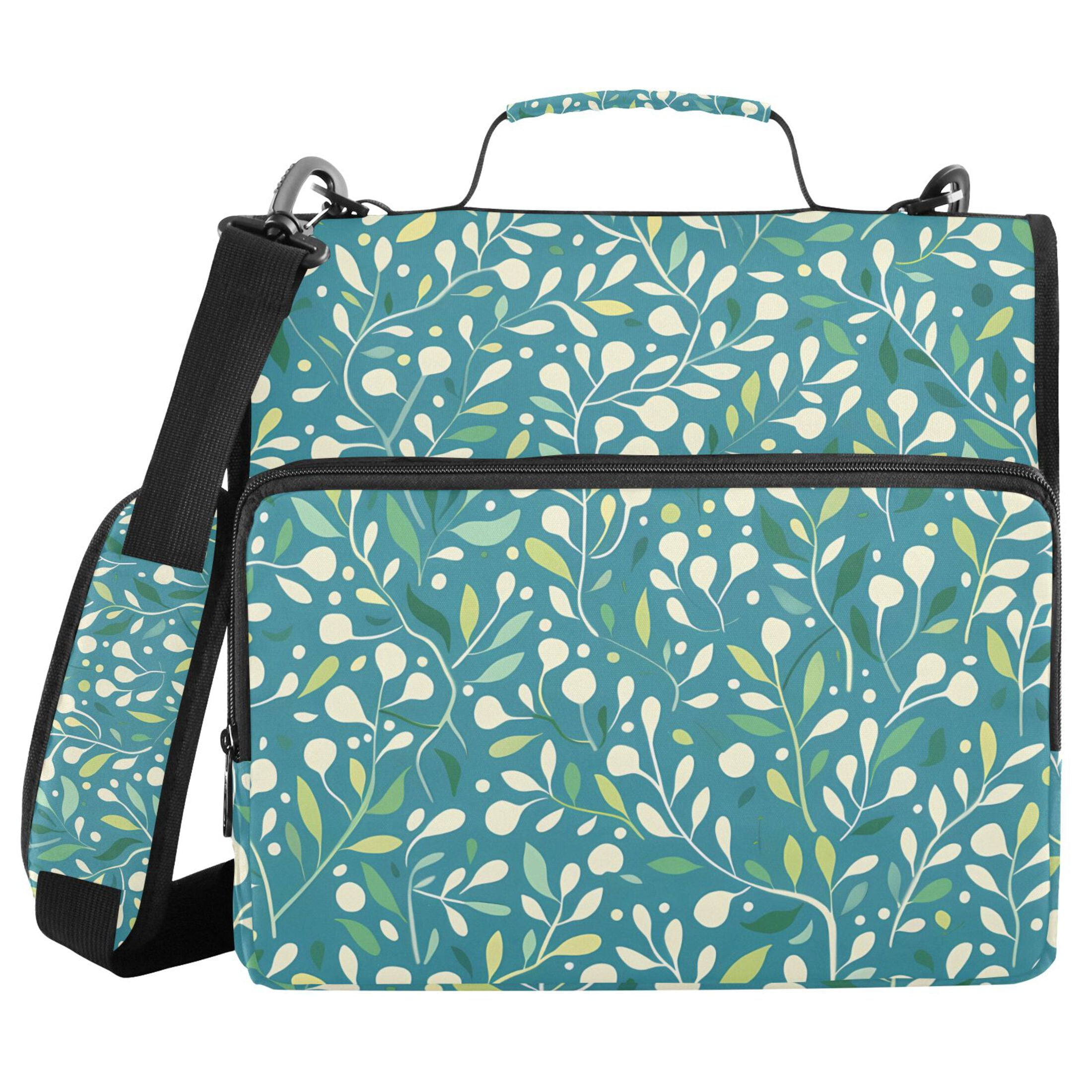 3 Ring Zipper Binder with Shoulder Strap Waterproof Trapper Keeper 1.5 ...