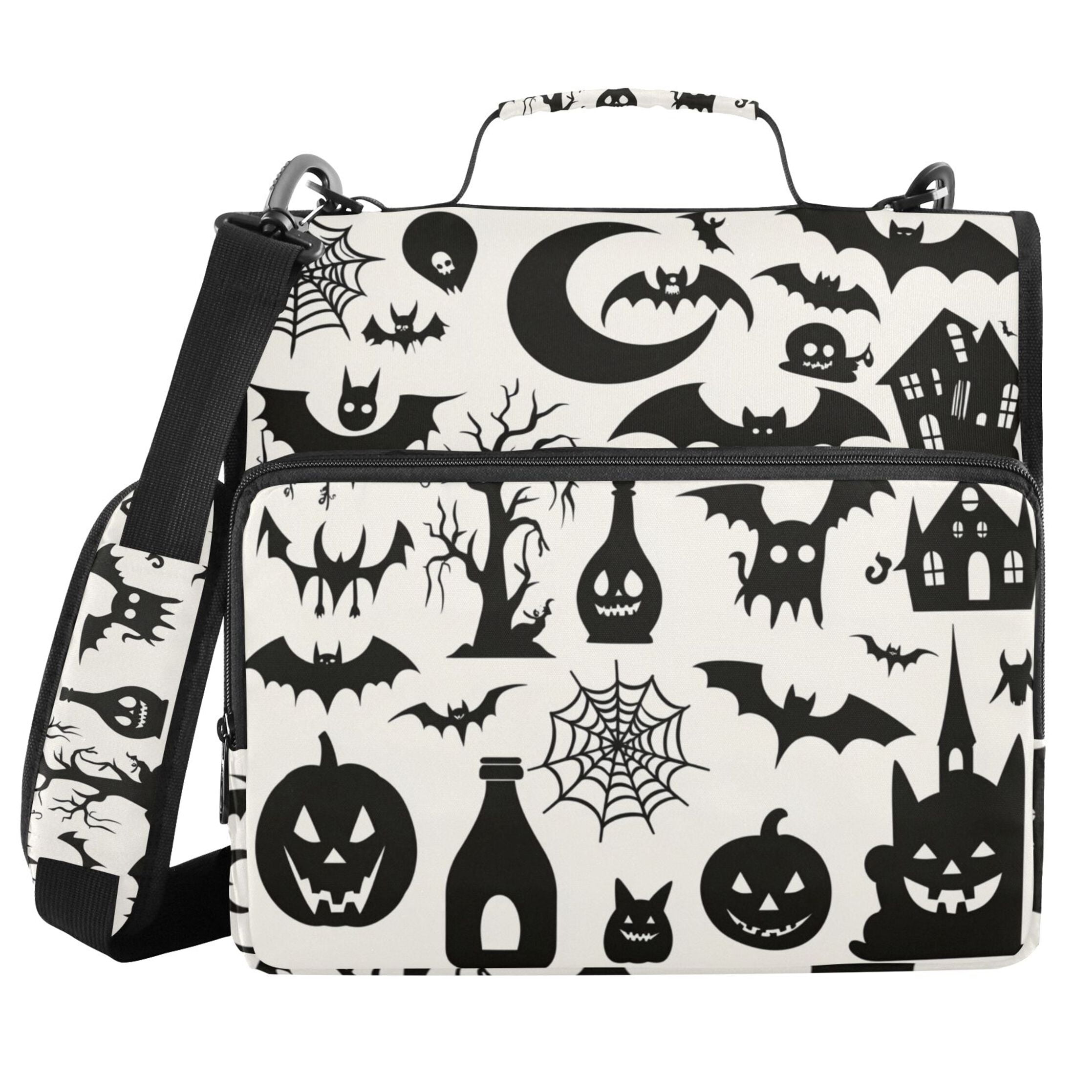 3 Ring Zipper Binder with Shoulder Strap Waterproof Trapper Keeper 1.5 ...