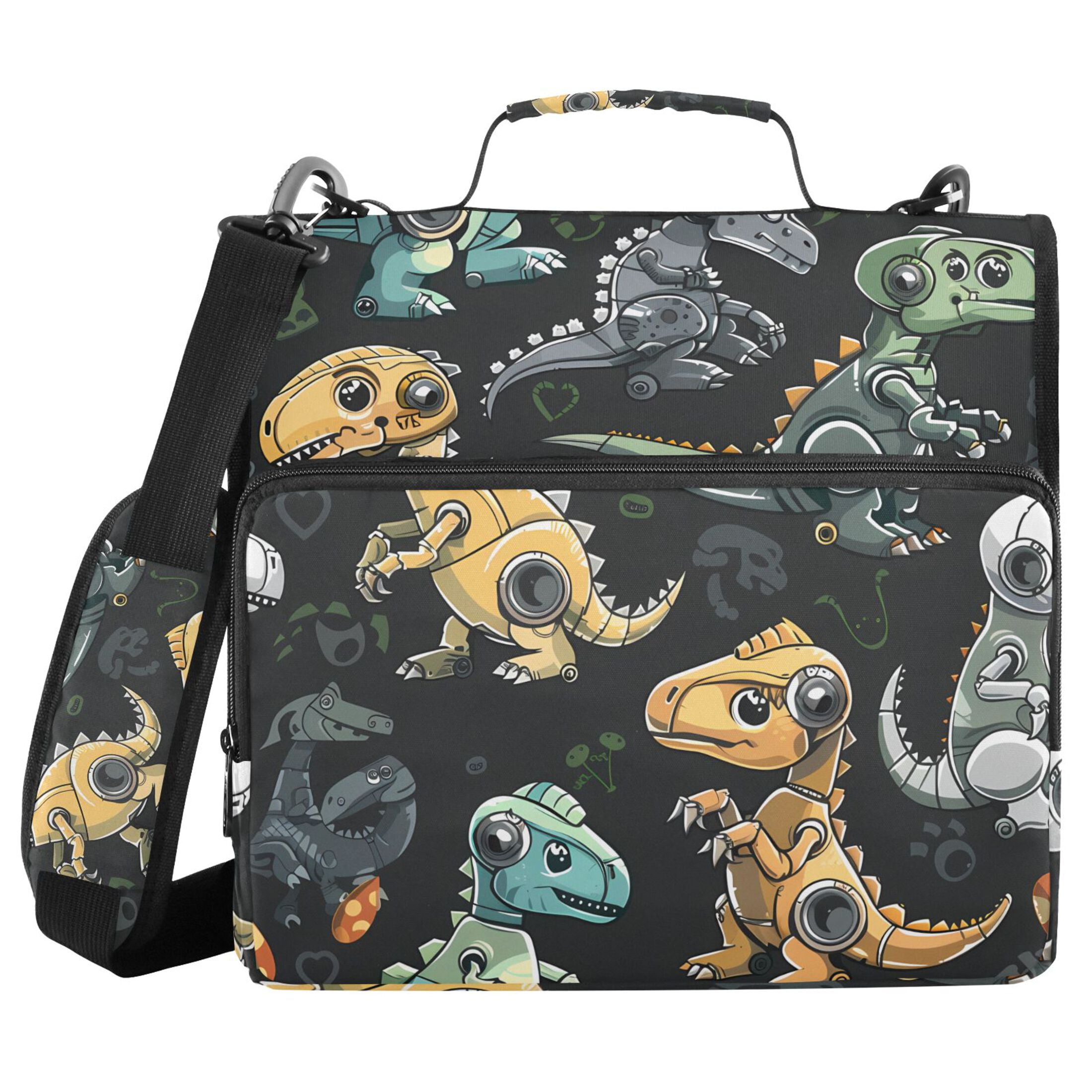 3 Ring Zipper Binder with Shoulder Strap Waterproof Trapper Keeper 1.5 ...