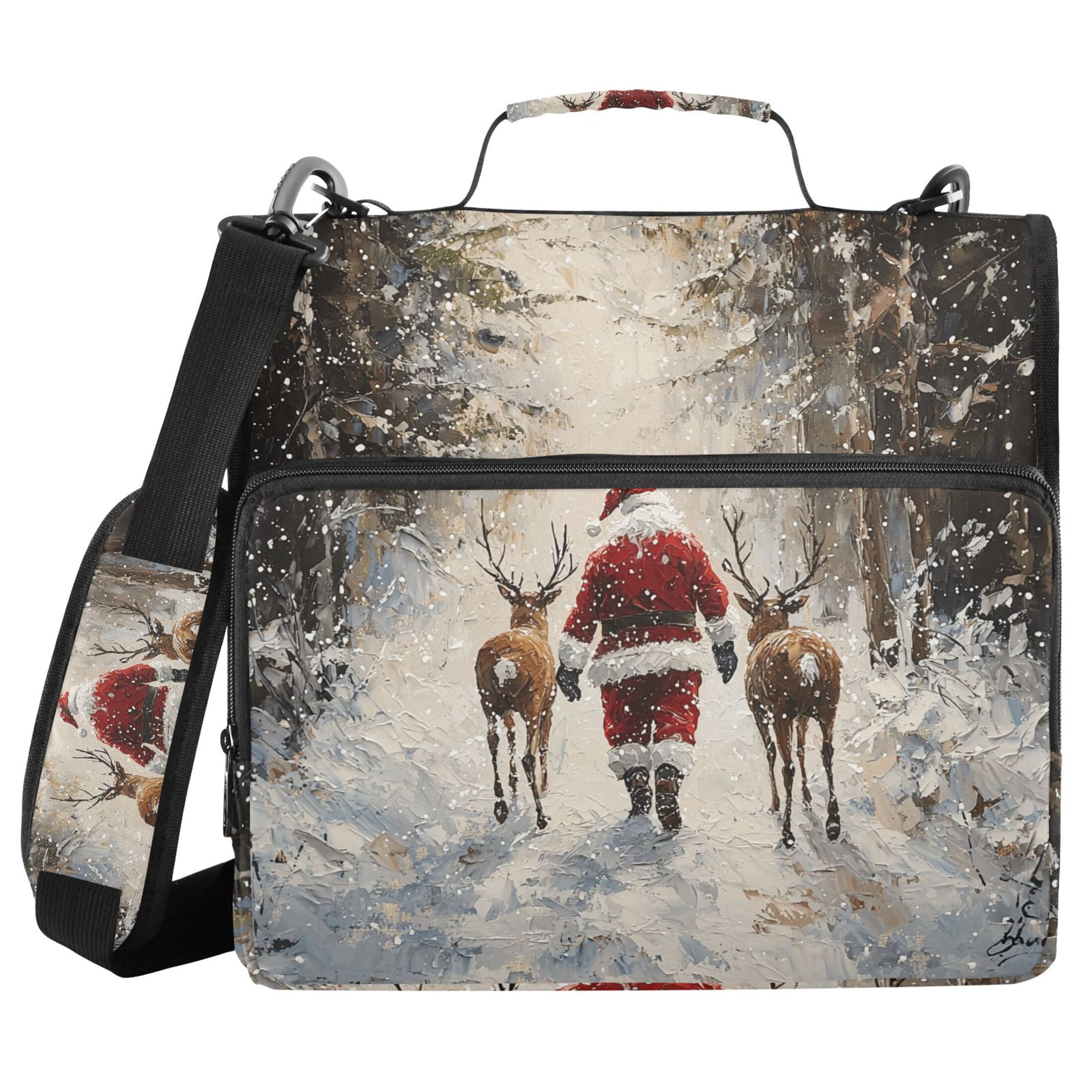 3 Ring Zipper Binder with Shoulder Strap Waterproof Trapper Keeper 2 ...