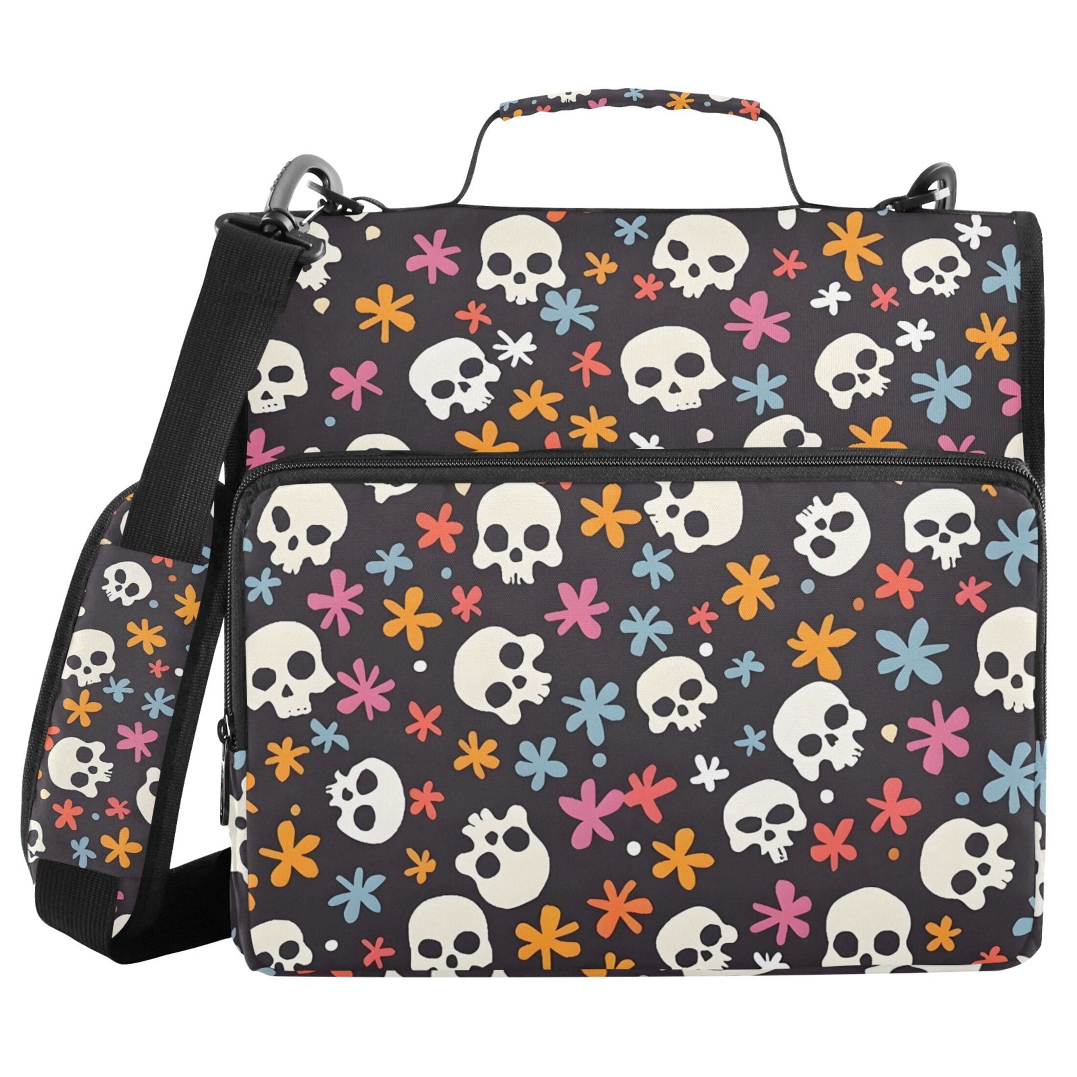3 Ring Zipper Binder with Shoulder Strap Waterproof Trapper Keeper 2 ...