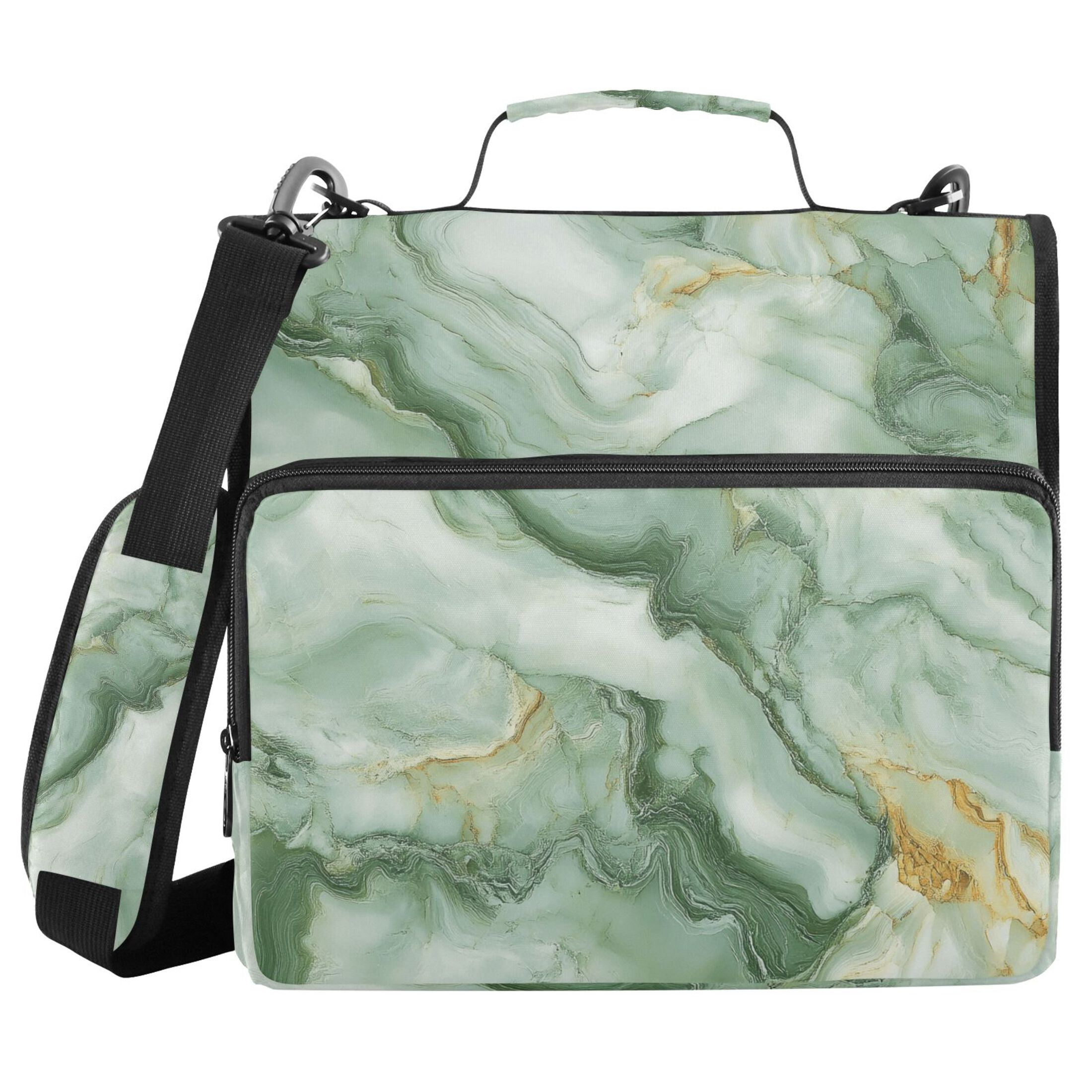 3 Ring Zipper Binder with Shoulder Strap Waterproof Trapper Keeper 1.5 ...