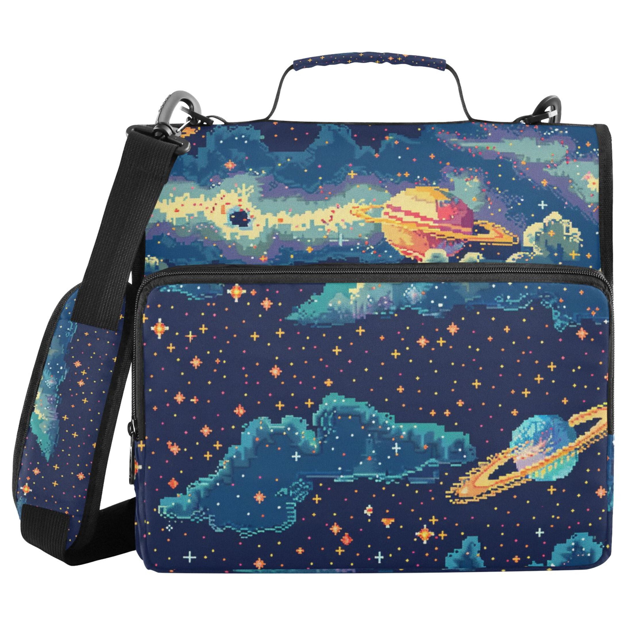3 Ring Zipper Binder with Shoulder Strap Waterproof Trapper Keeper 2 ...