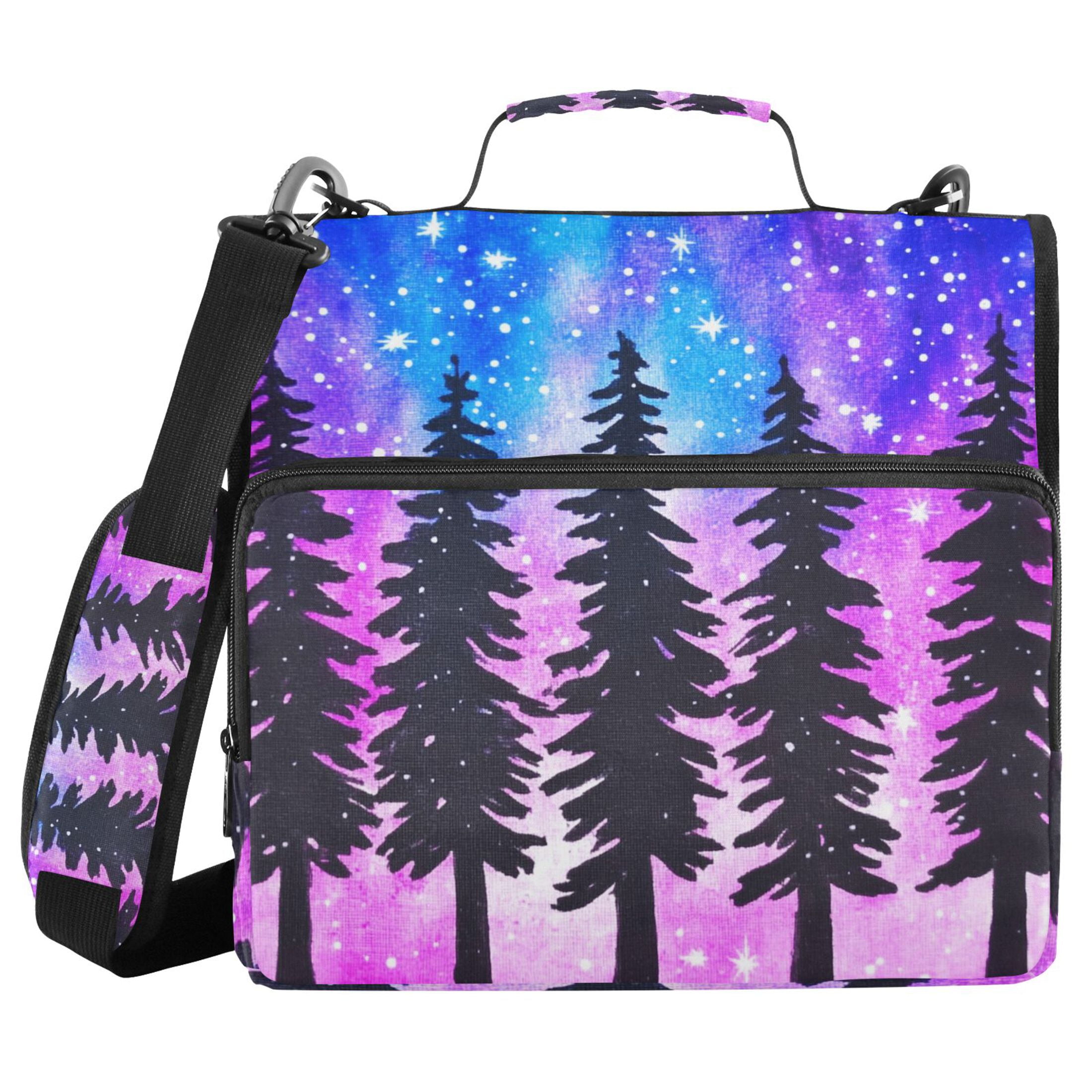 3 Ring Zipper Binder with Shoulder Strap Waterproof Trapper Keeper 1.5 ...