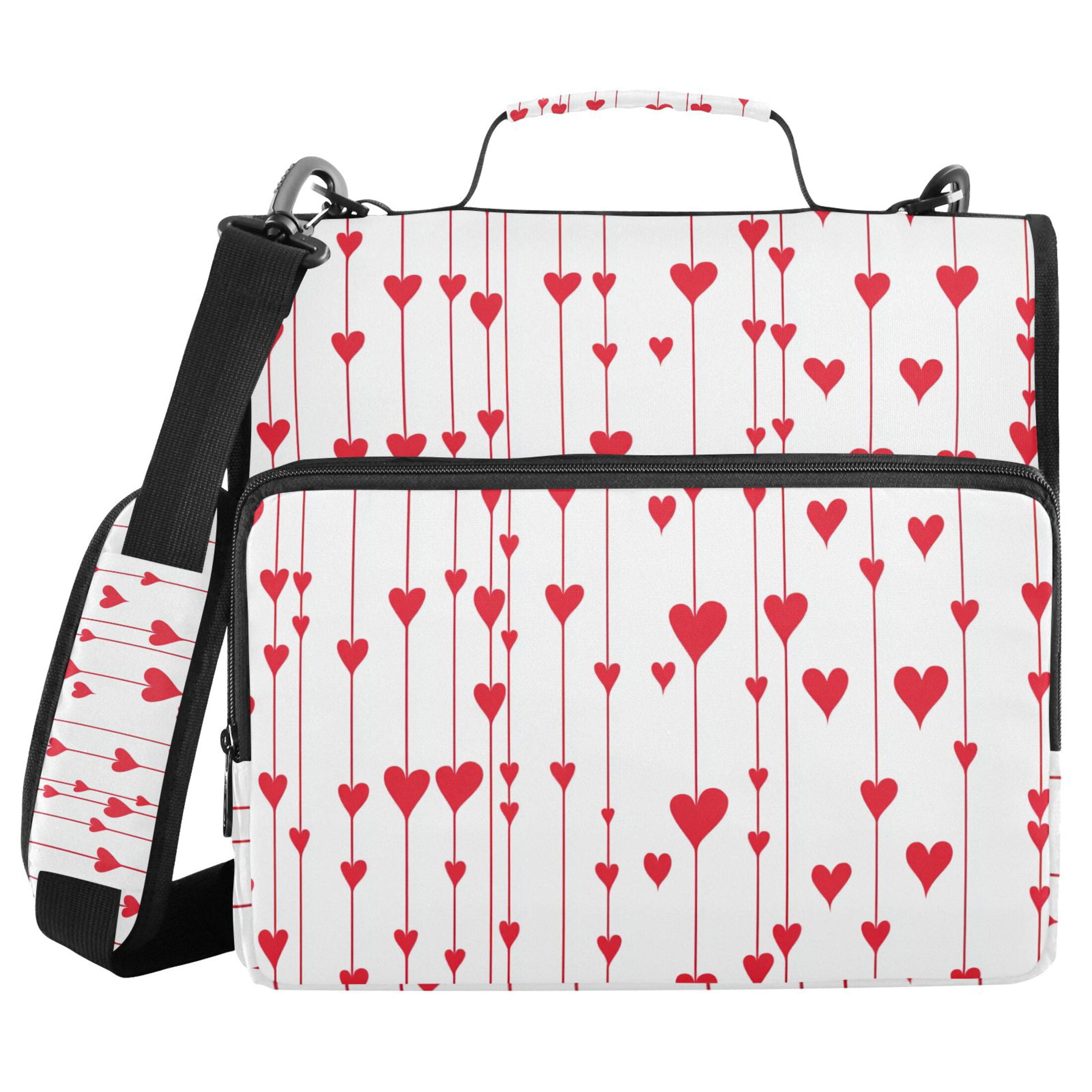 3 Ring Zipper Binder with Shoulder Strap Waterproof Trapper Keeper 1.5 ...