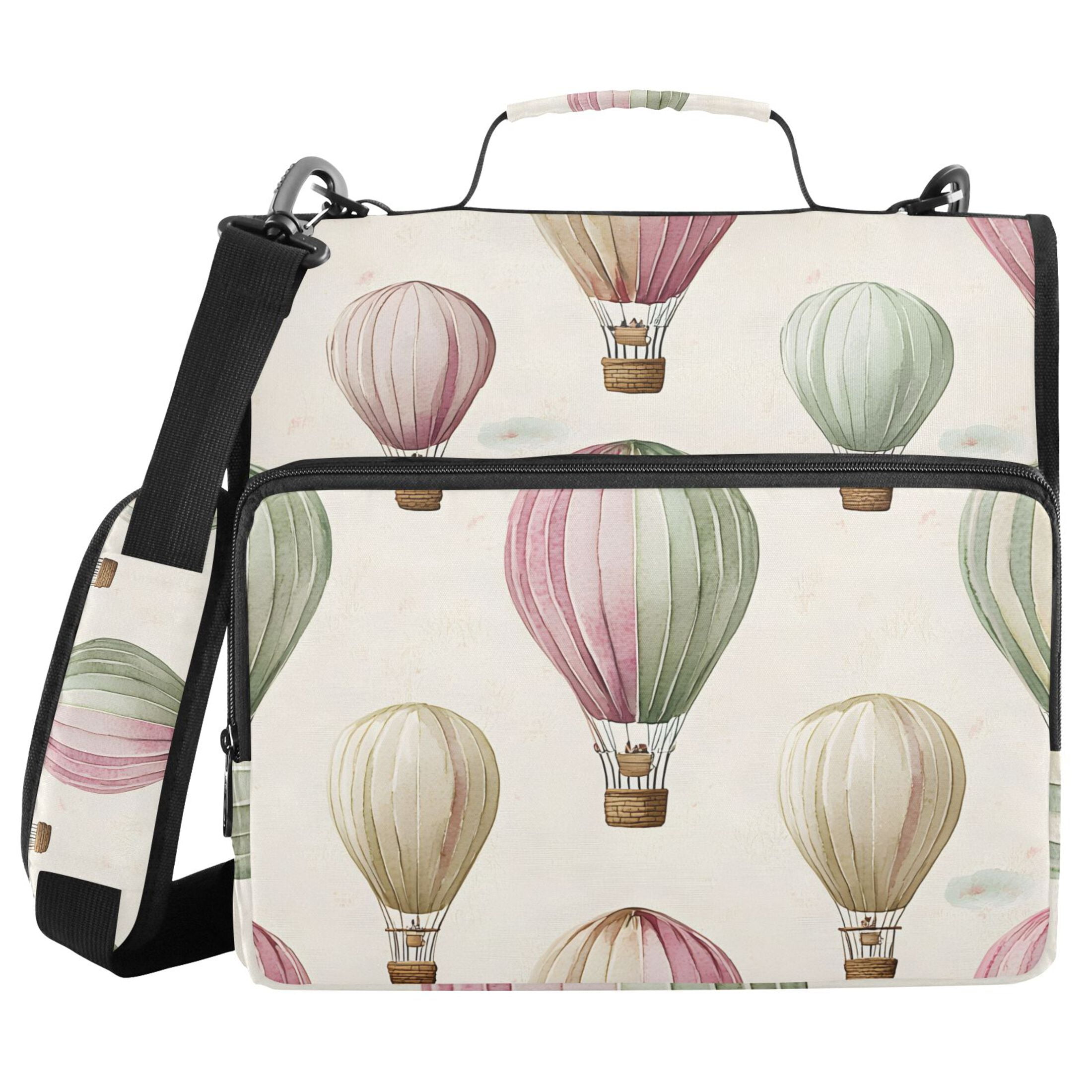 3 Ring Zipper Binder with Shoulder Strap Waterproof Trapper Keeper 1.5 ...