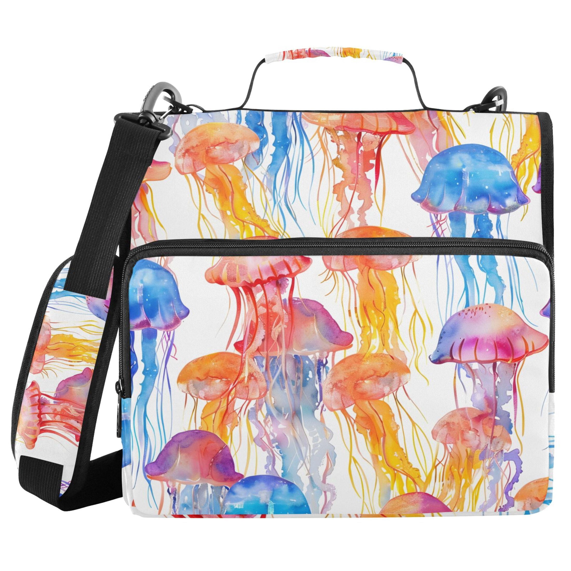3 Ring Zipper Binder with Shoulder Strap Waterproof Trapper Keeper 2 ...