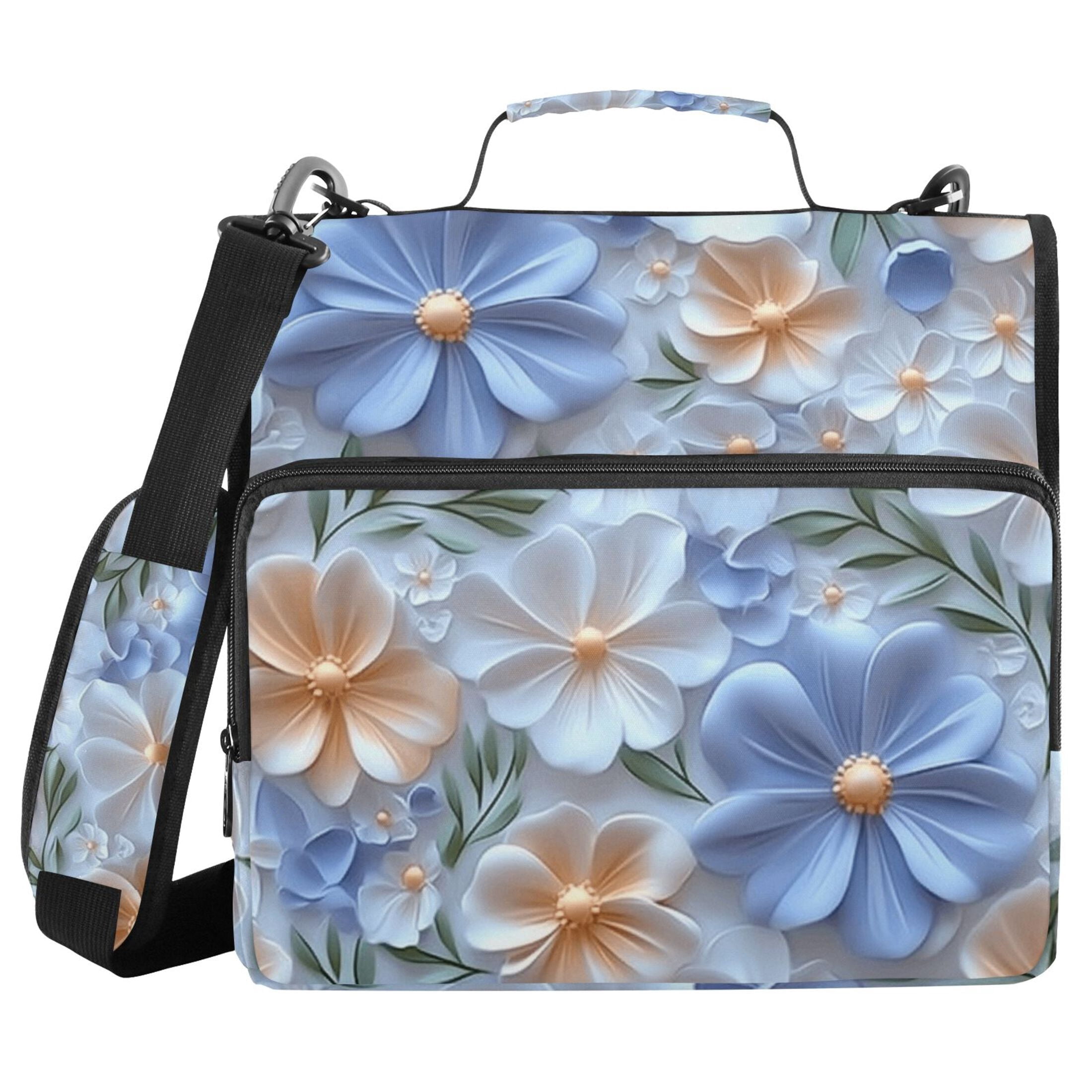 3 Ring Zipper Binder with Shoulder Strap Waterproof Trapper Keeper 2 ...