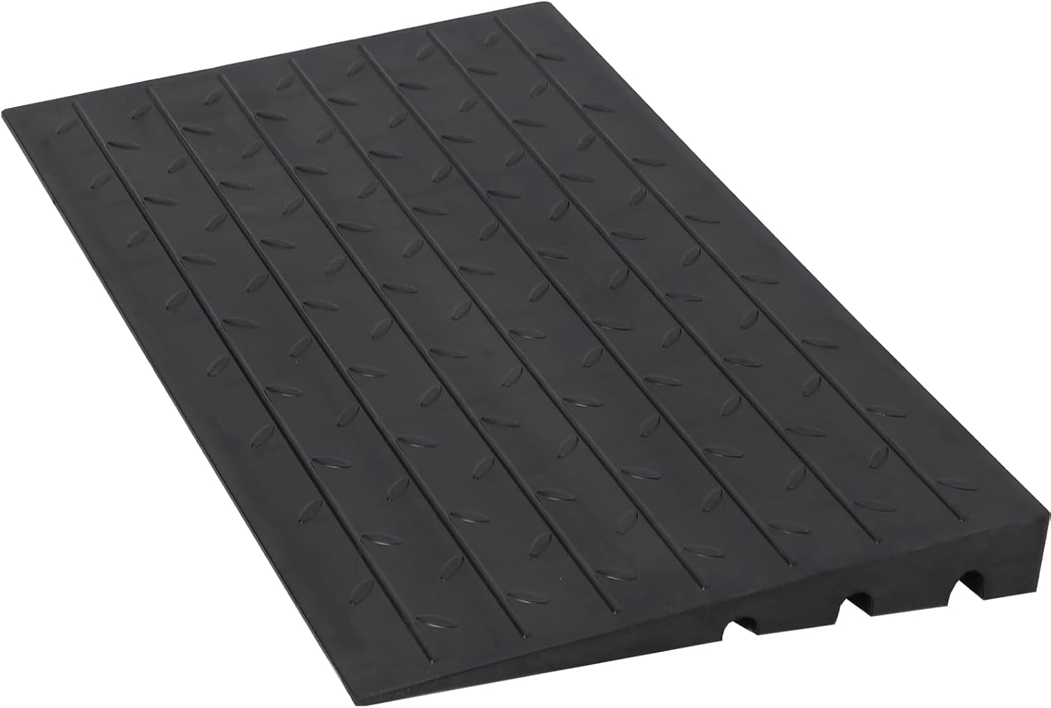 3" Rise Threshold Ramp for Doorways, 2500 Lbs Load Capacity, Anti-Slip ...