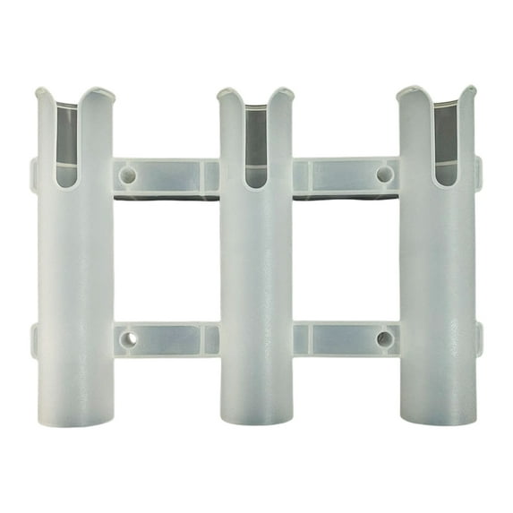 3 Rod Tube Boats Plastic Fishing Rod Rack Portable Light Weight Sea ...
