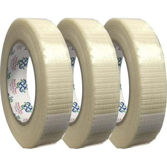 3 Roll 1" x 54.6 yds (24mm x 50m) Bi-Directional Fiberglass Reinforced ...