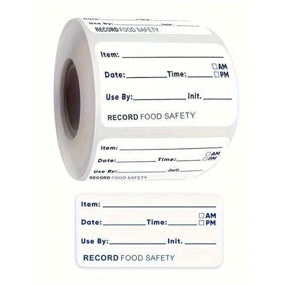Food Expiration Date Stickers