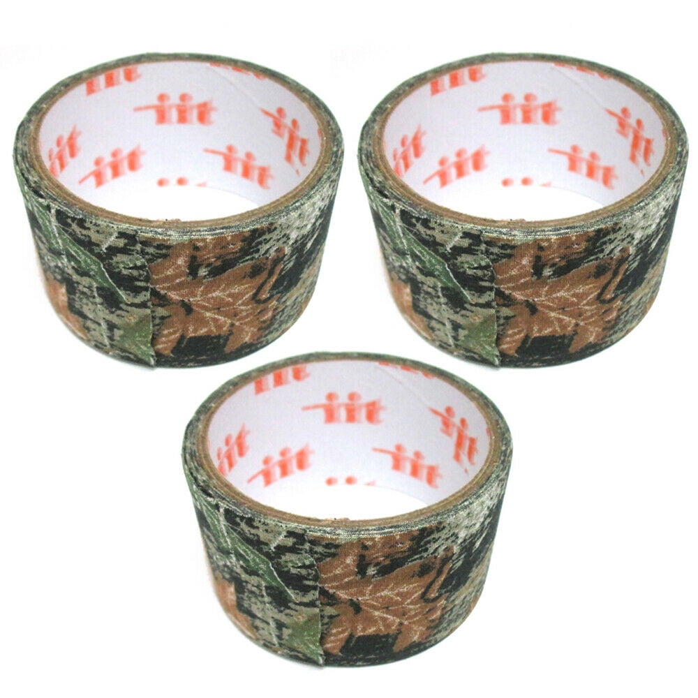 3 Roll 2" x 10' Camouflage Hunting Cloth Tape Wrap Military Camo ...