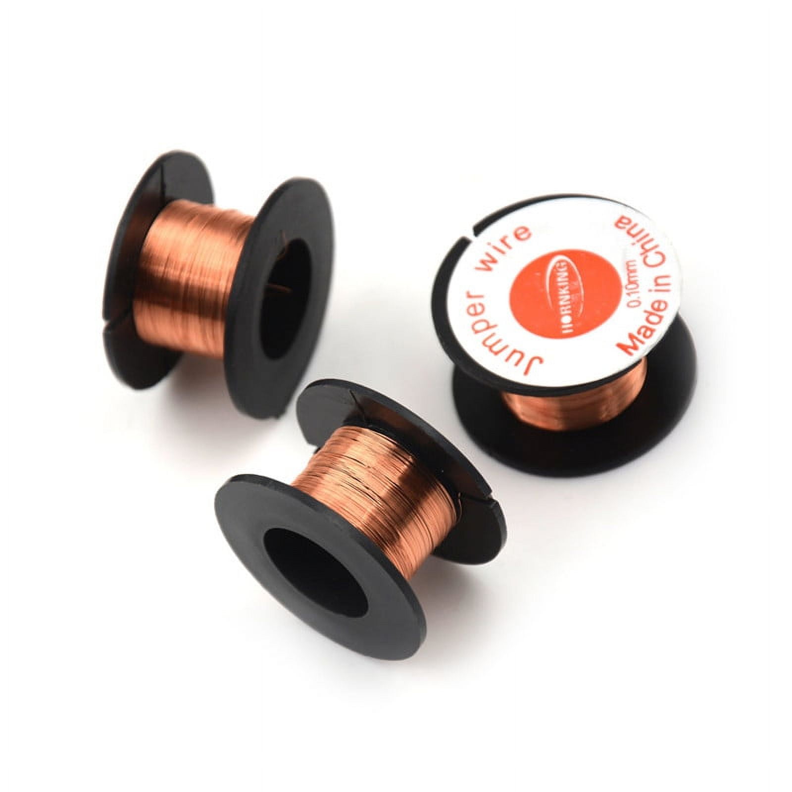 3 Roll Magnet Wire AWG Gauge Enameled Copper Coil Winding 0.1mm ...