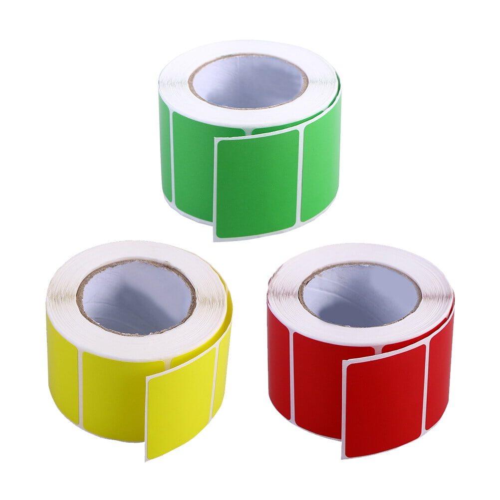 3 Roll Pure Color Blank Thermal Transfer Labels Printer Paper Shipping ...