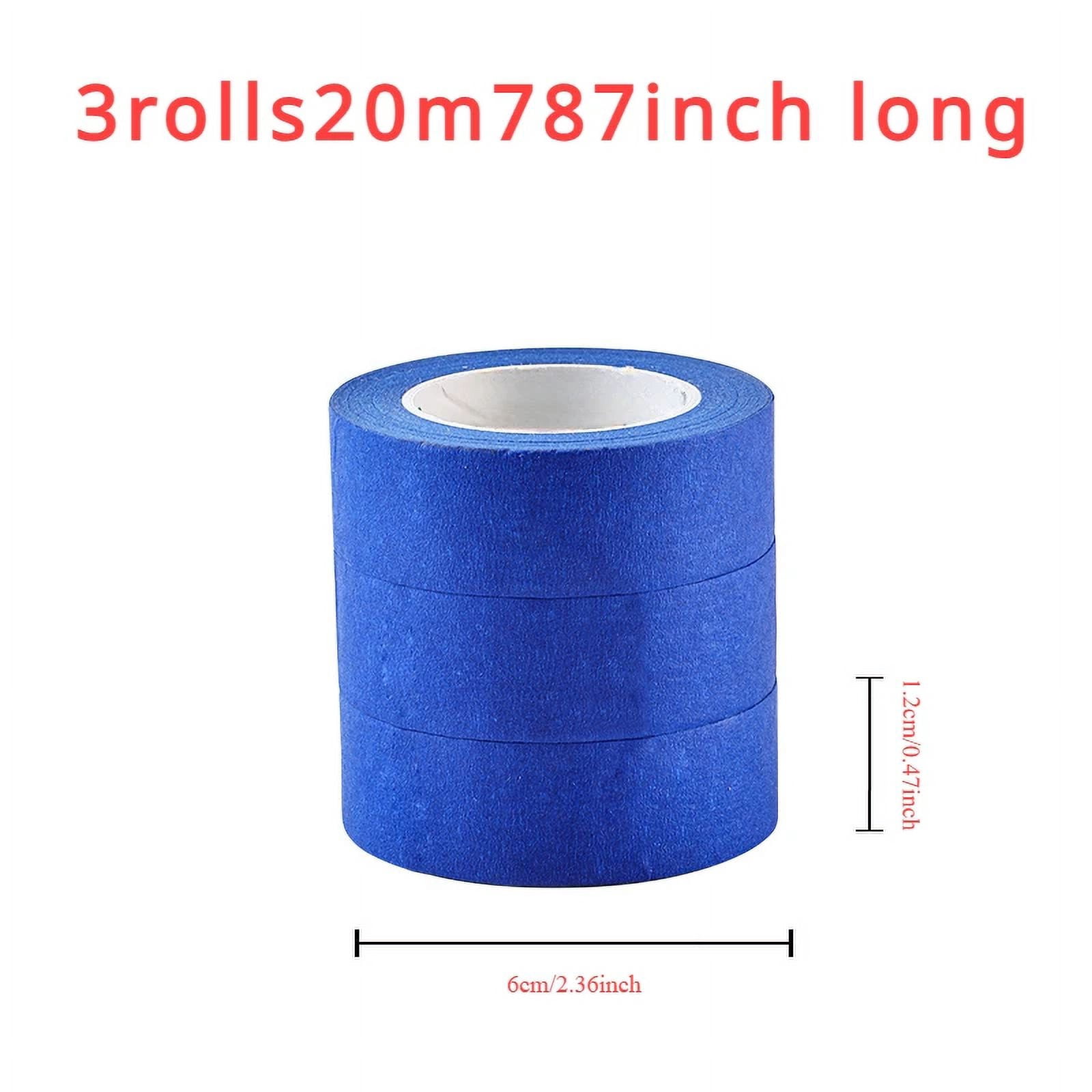 3 Roll/Set Paint Tape Multi-Surface Masking Easy Removal Paint Tape ...