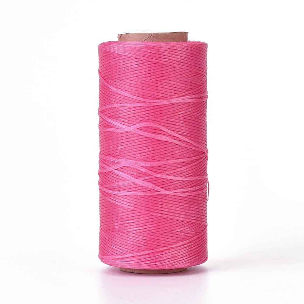 3 Roll Waxed Polyester Cord Micro Macrame Cord Waxed Sewing Thread Flat ...