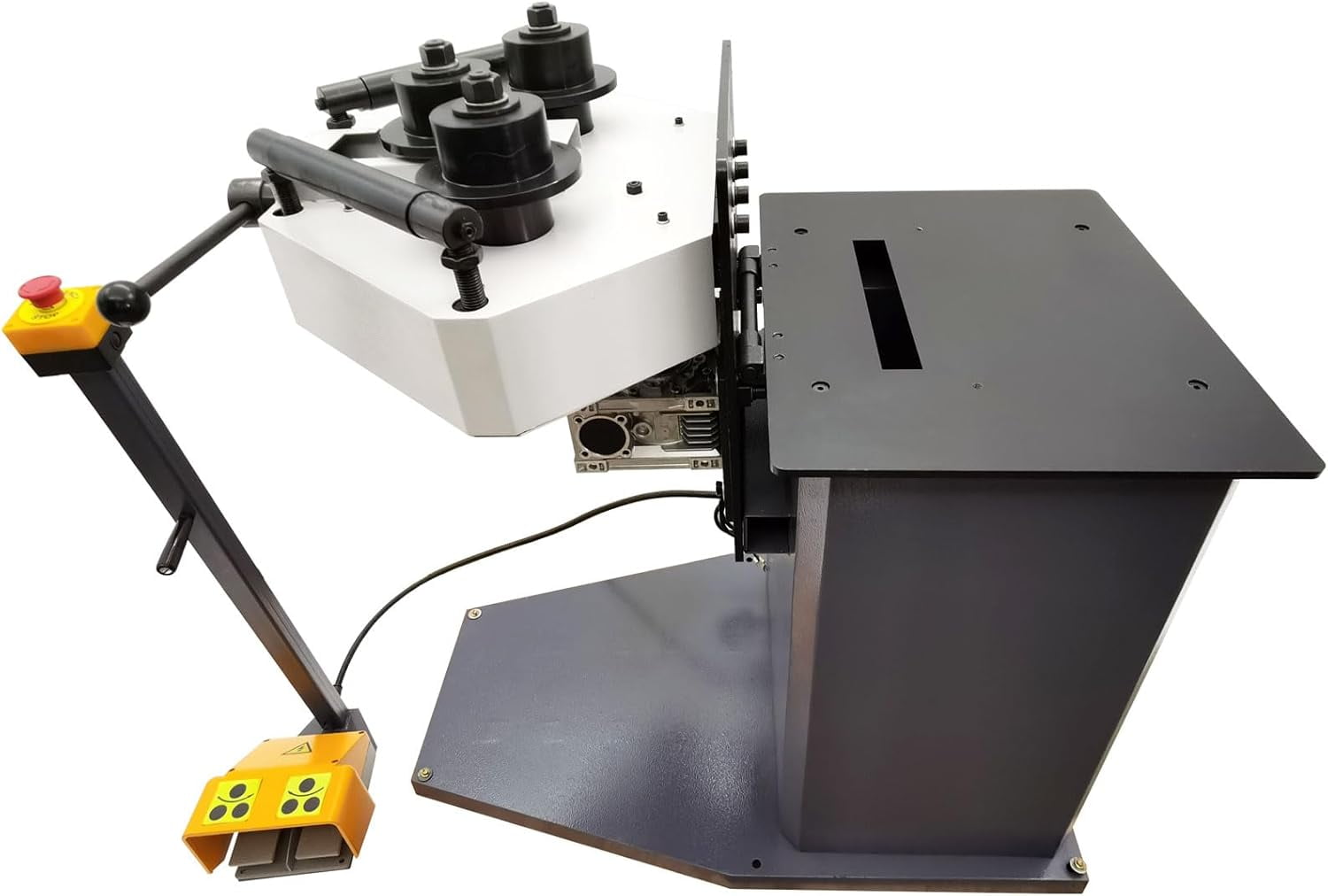 3 Roller Steel Round Bar Bender Metal Profile Bending Rolling Machine ...