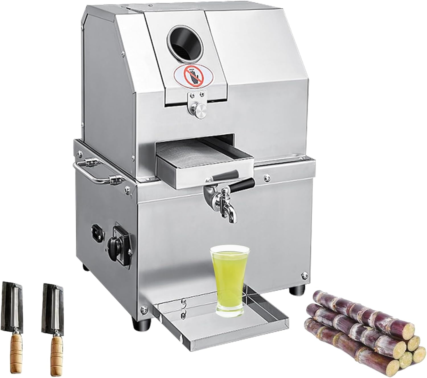 3-Roller Sugarcane Juice Extractor Grinder Ginger Sugar Cane Sorghum ...