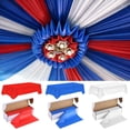 3 Rolls 100 Ft X 45 Inch 4th of July Plastic Tablecloths with Cutter ...