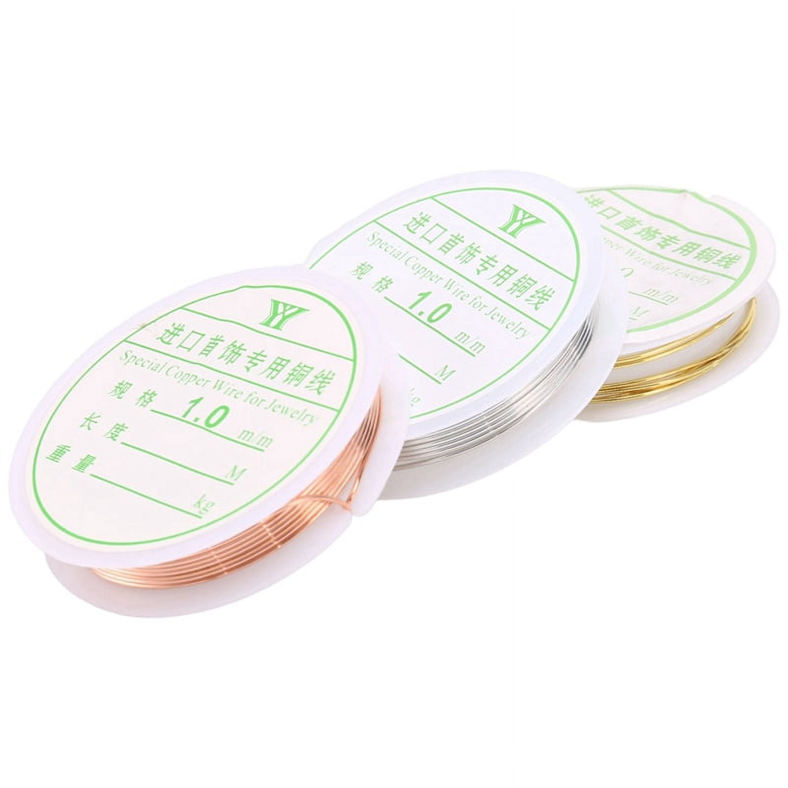 18 Gauge Jewelry Copper Wire Rolls, Tarnish Resistant, for DIY Jewelry ...