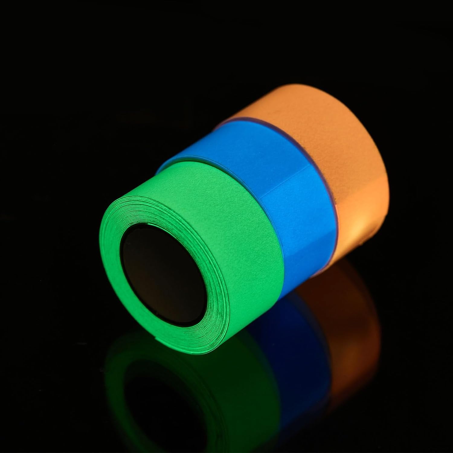 3 Rolls 3 Colors 3M Plastic Adhesive Glow in the Dark Tape Waterproof Luminous Warning Tape for ...