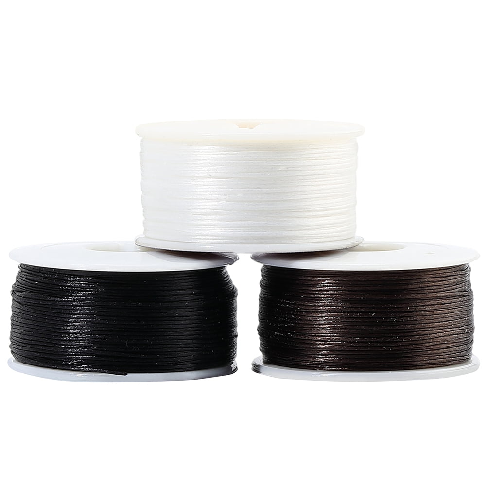 3 Rolls 3 Colors Special Coated Nylon Beading Threads for Beads Mixed ...