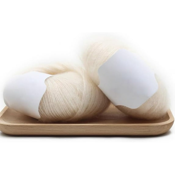 3 Rolls Acrylic Fiber Mohair Wool Knitting Yarn for Shawl Scarf Crochet ...