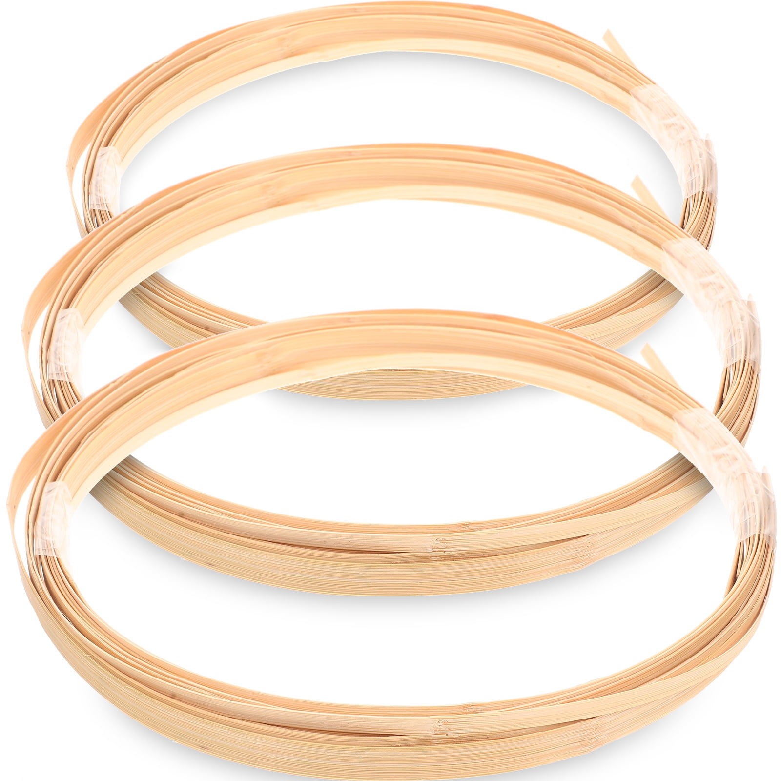 3 Rolls Bamboo Material Wedding Decor DIY Handmade Rattan Slats Wooden ...