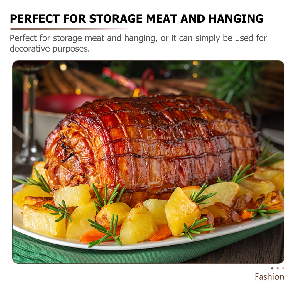 UPOUART Roast Netting White Woolen Yarn 3Pack 117.90X3.93X0.08in ...