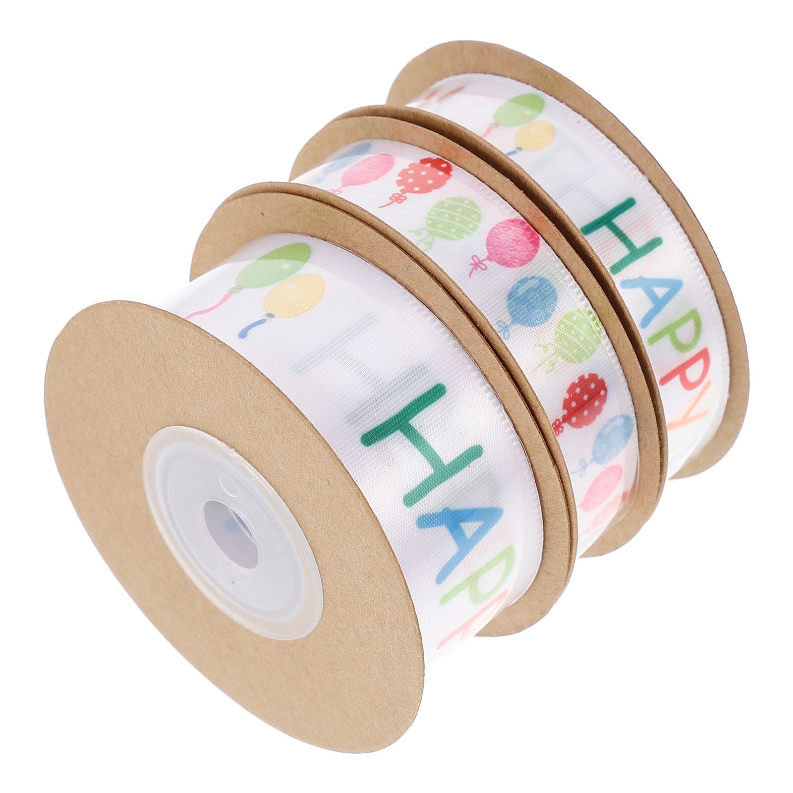 3 Rolls Birthday Ribbons Birthday Gift Wrapping Riband Gift Package ...