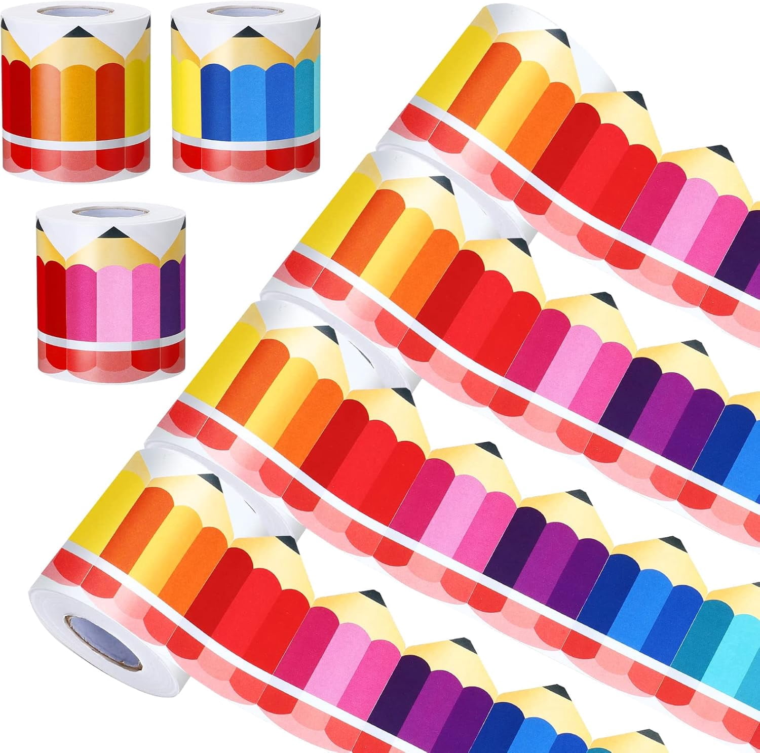3 Rolls Bulletin Board Borders,Bulletin Board Decorations,Peel And ...