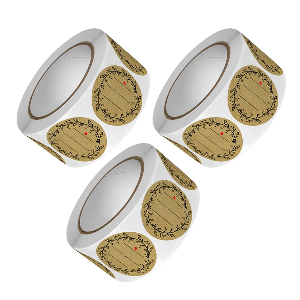 3 Rolls Canning Jar Labels Stickers Dust-proof Masks Cookie - Walmart.com