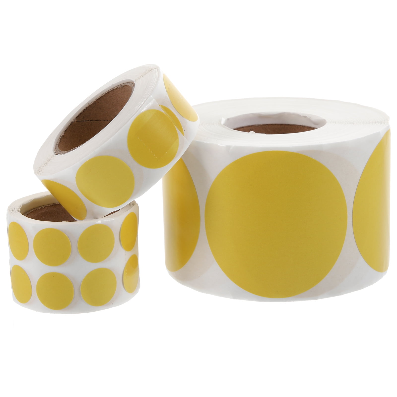3 Rolls Coated Paper Color Dot Sticker Packaging Round Marker Stickers ...
