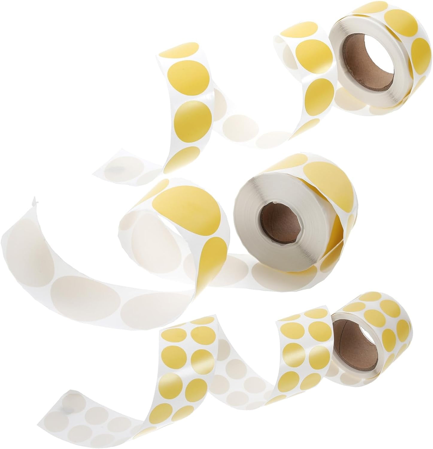 3 Rolls Coated Paper Color Dot Sticker Packaging Stickers for Toddlers ...